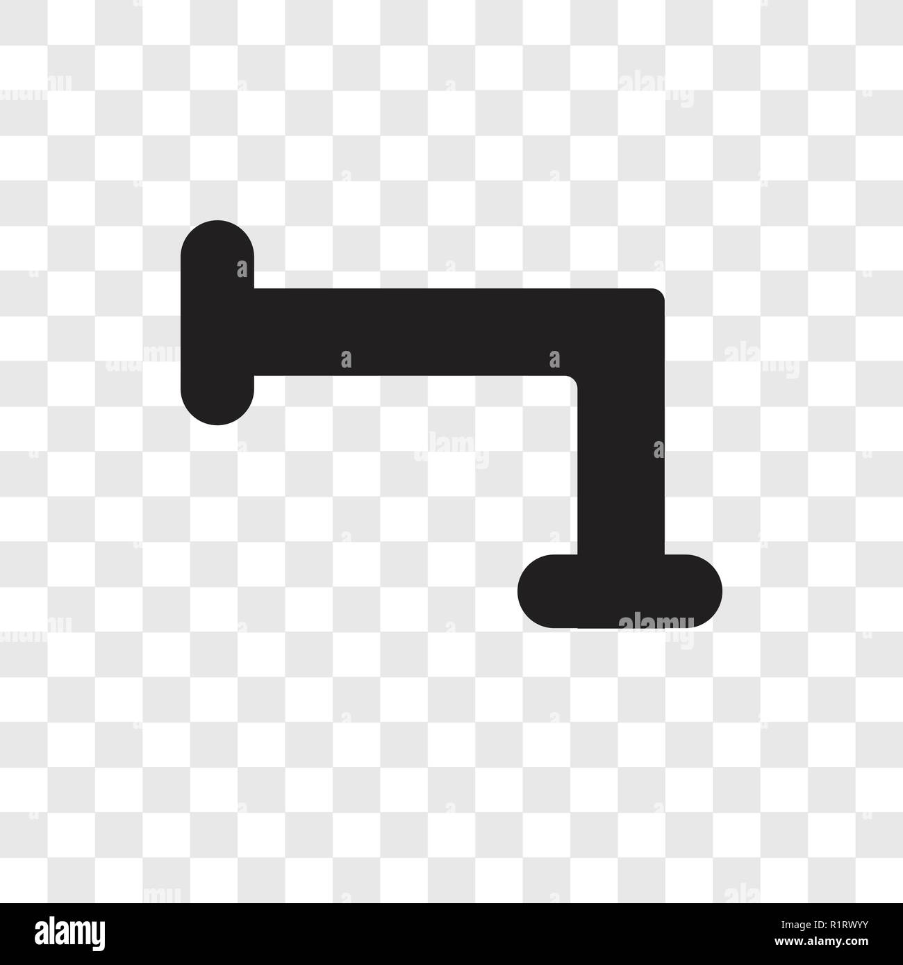 Pipe vector icon isolated on transparent background, Pipe transparency ...