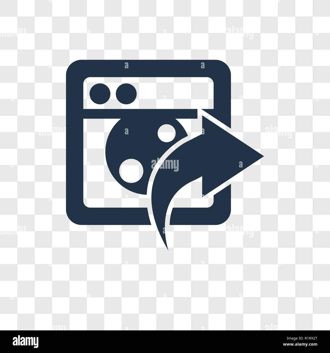 photo share vector icon isolated on transparent background, photo share ...