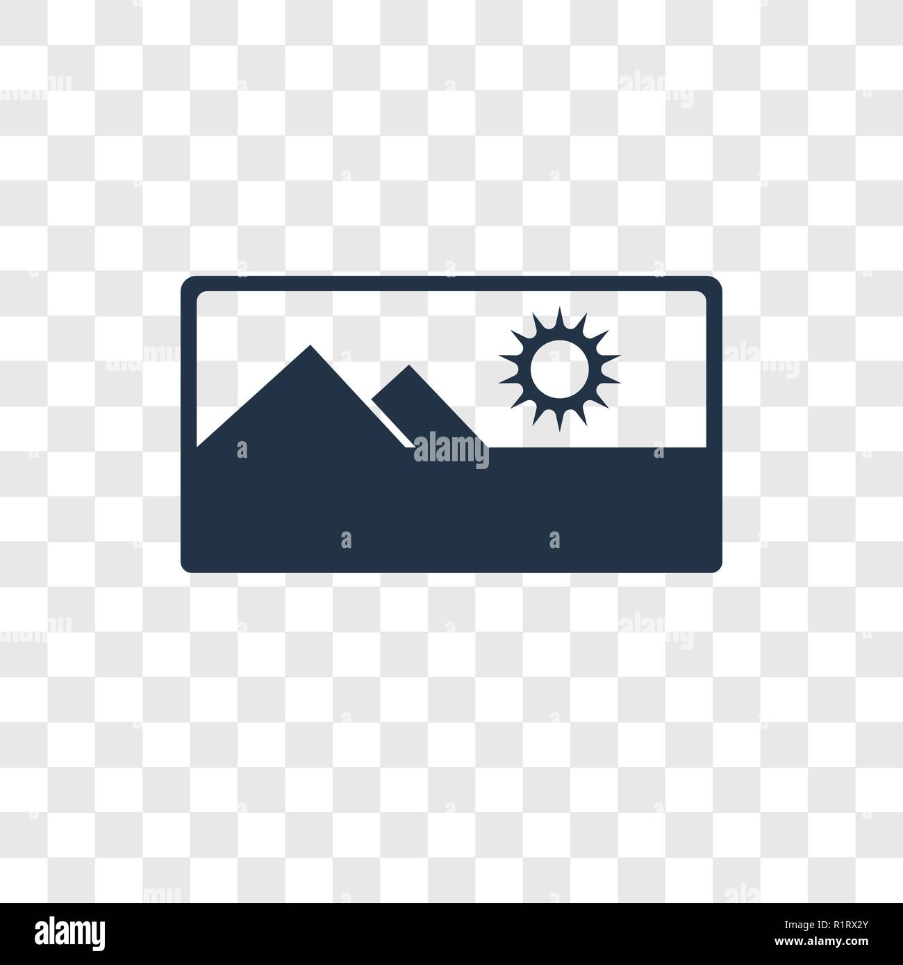 Photo vector icon isolated on transparent background, Photo ...