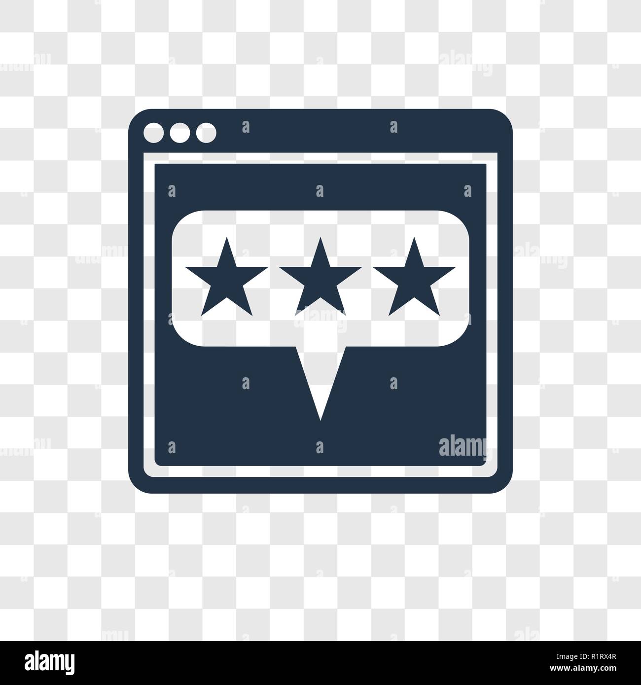 Feedback vector icon isolated on transparent background, Feedback ...