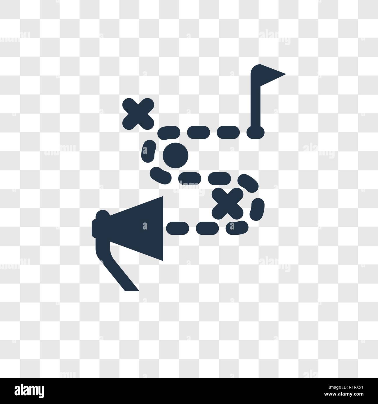 Strategy vector icon isolated on transparent background, Strategy ...