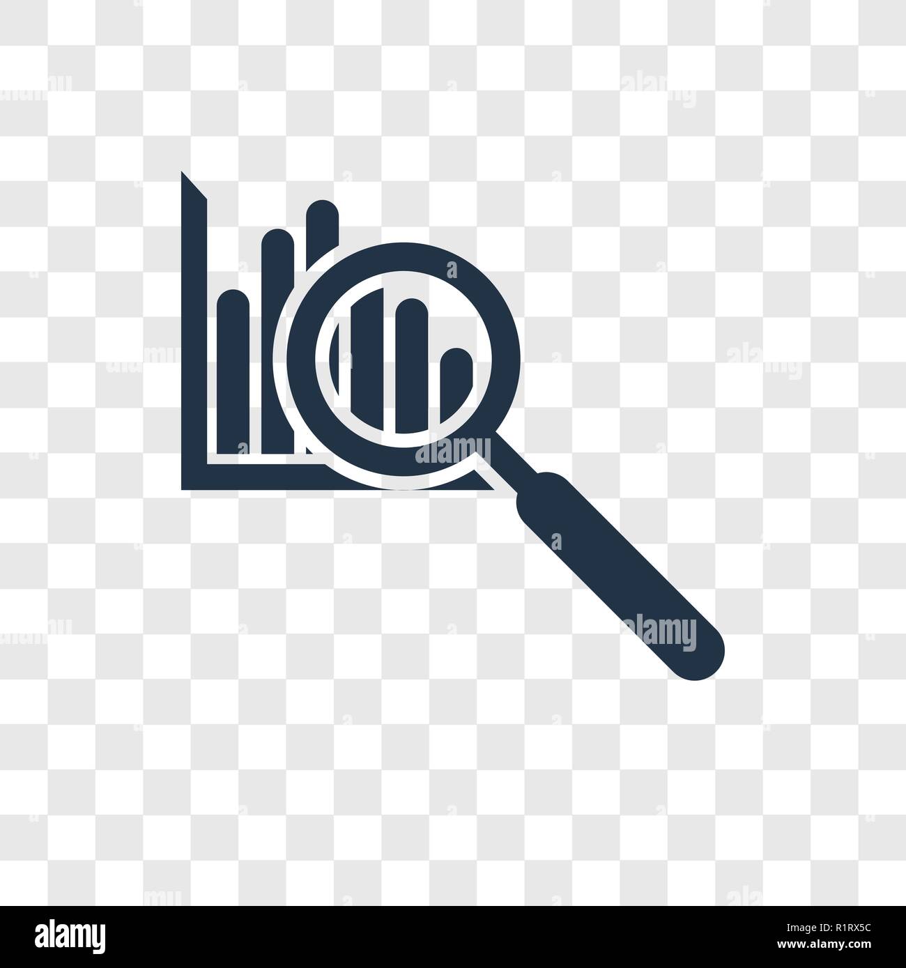Analytics vector icon isolated on transparent background, Analytics ...
