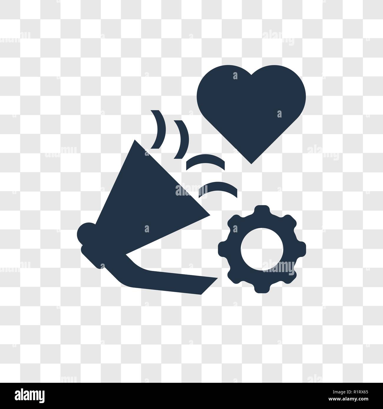 Digital marketing vector icon isolated on transparent background ...