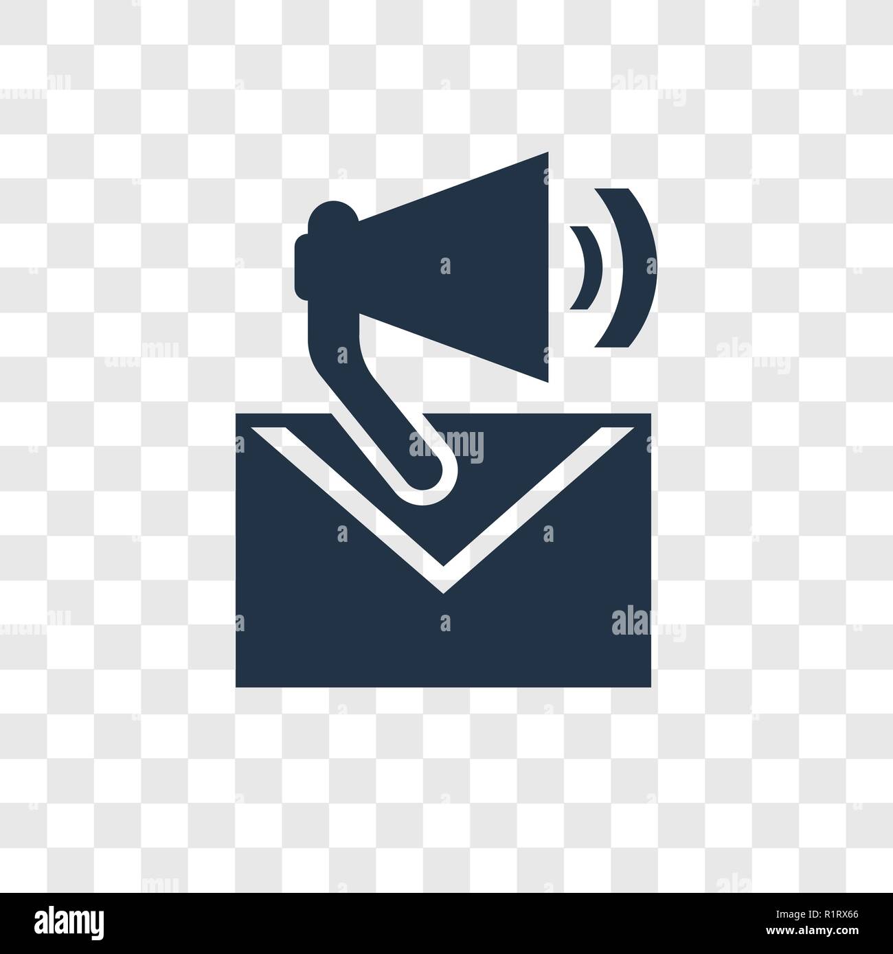 Email vector icon isolated on transparent background, Email ...