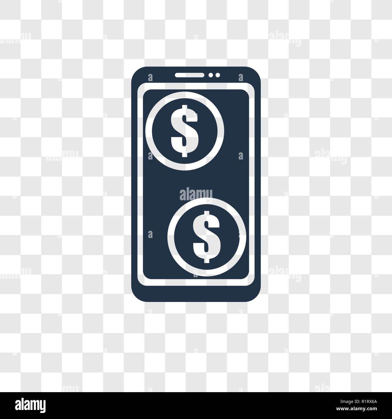 Ecommerce vector icon isolated on transparent background, Ecommerce ...