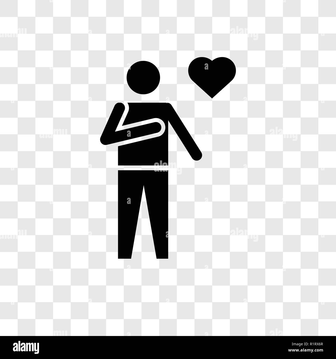 Pledge vector icon isolated on transparent background, Pledge ...