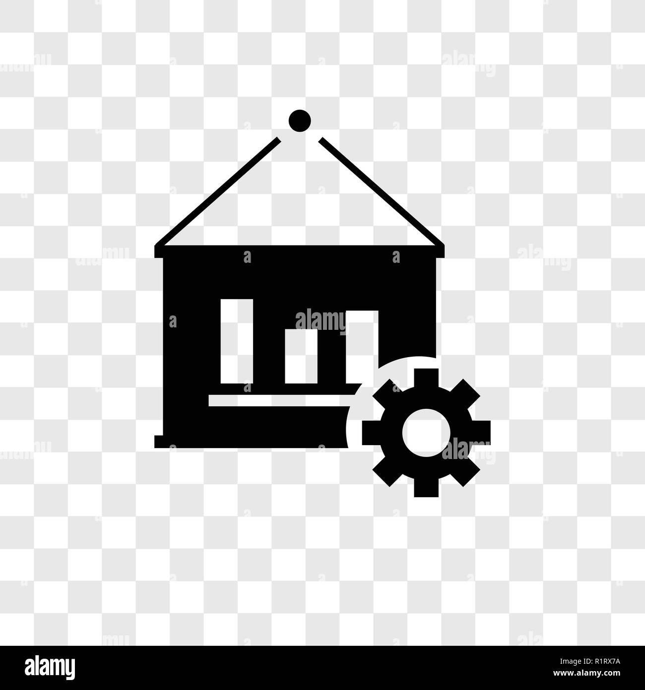 Analytics vector icon isolated on transparent background, Analytics ...