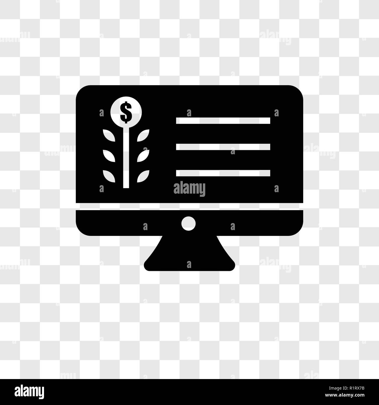 Investment vector icon isolated on transparent background, Investment ...