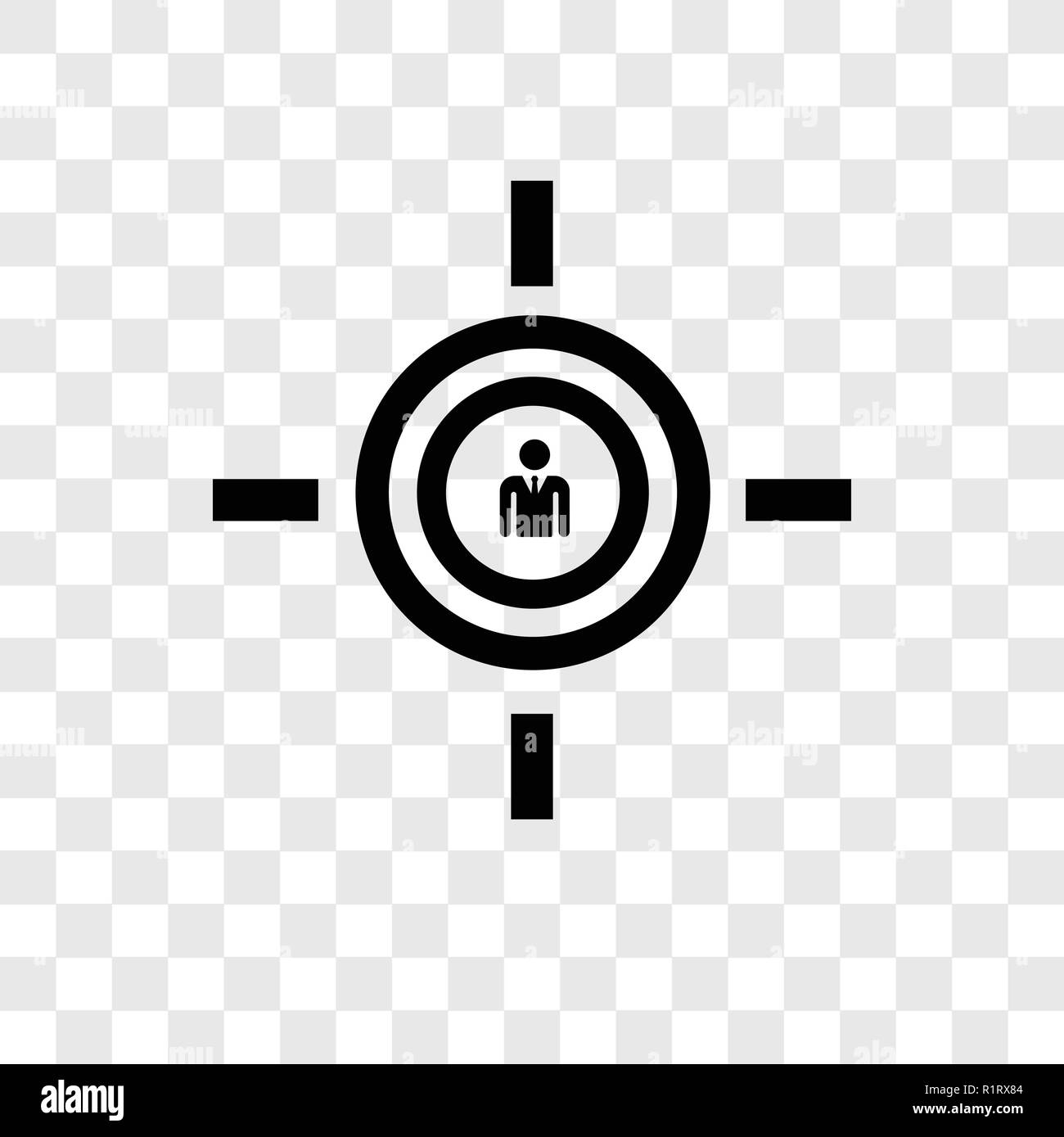 Goal vector icon isolated on transparent background, Goal transparency ...