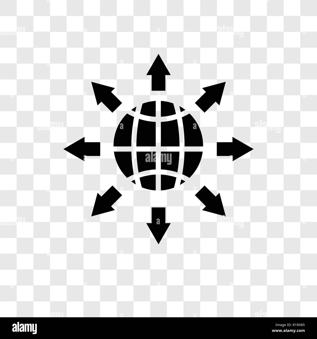 Shipping vector icon isolated on transparent background, Shipping ...