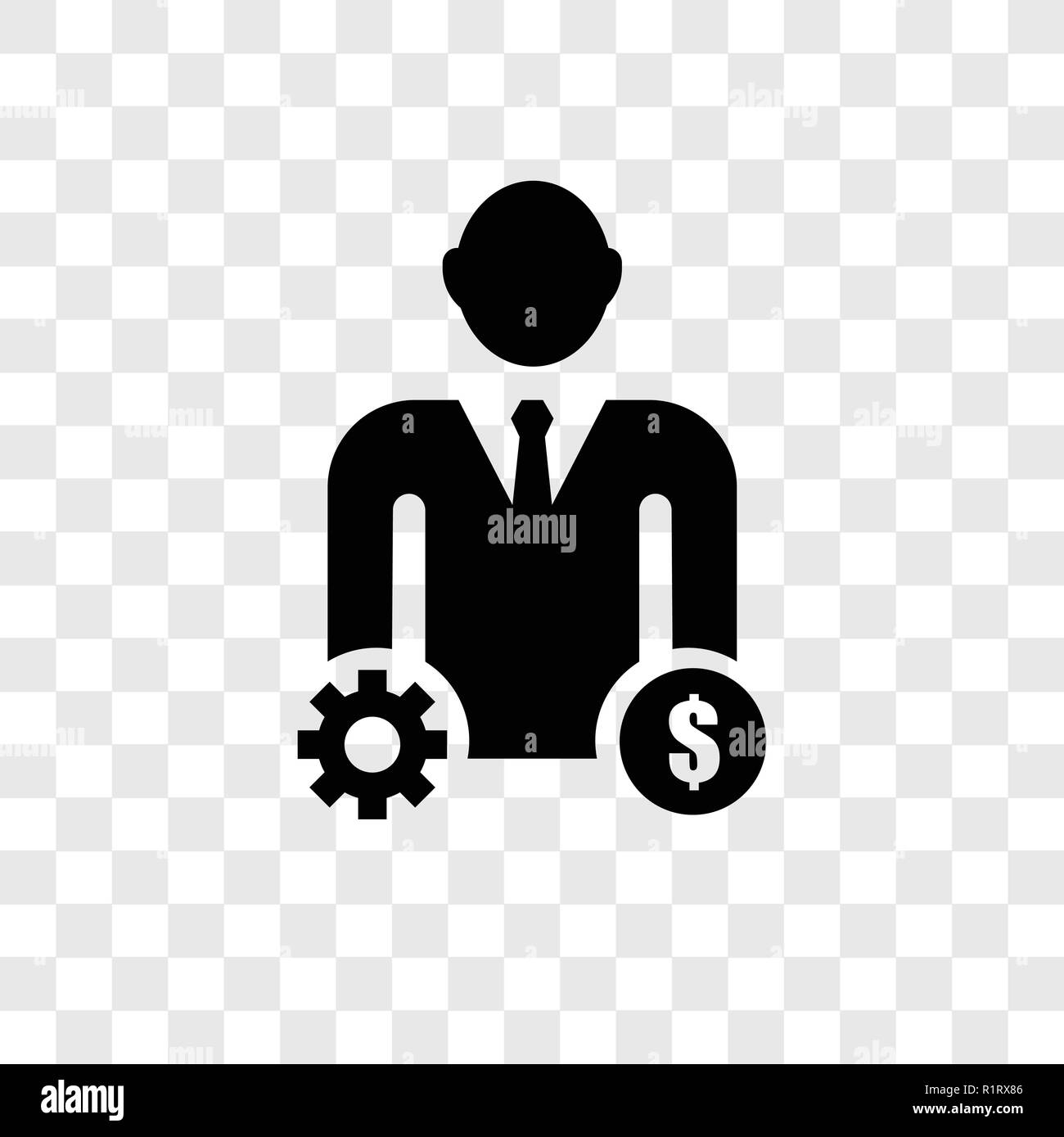 Creator vector icon isolated on transparent background, Creator ...