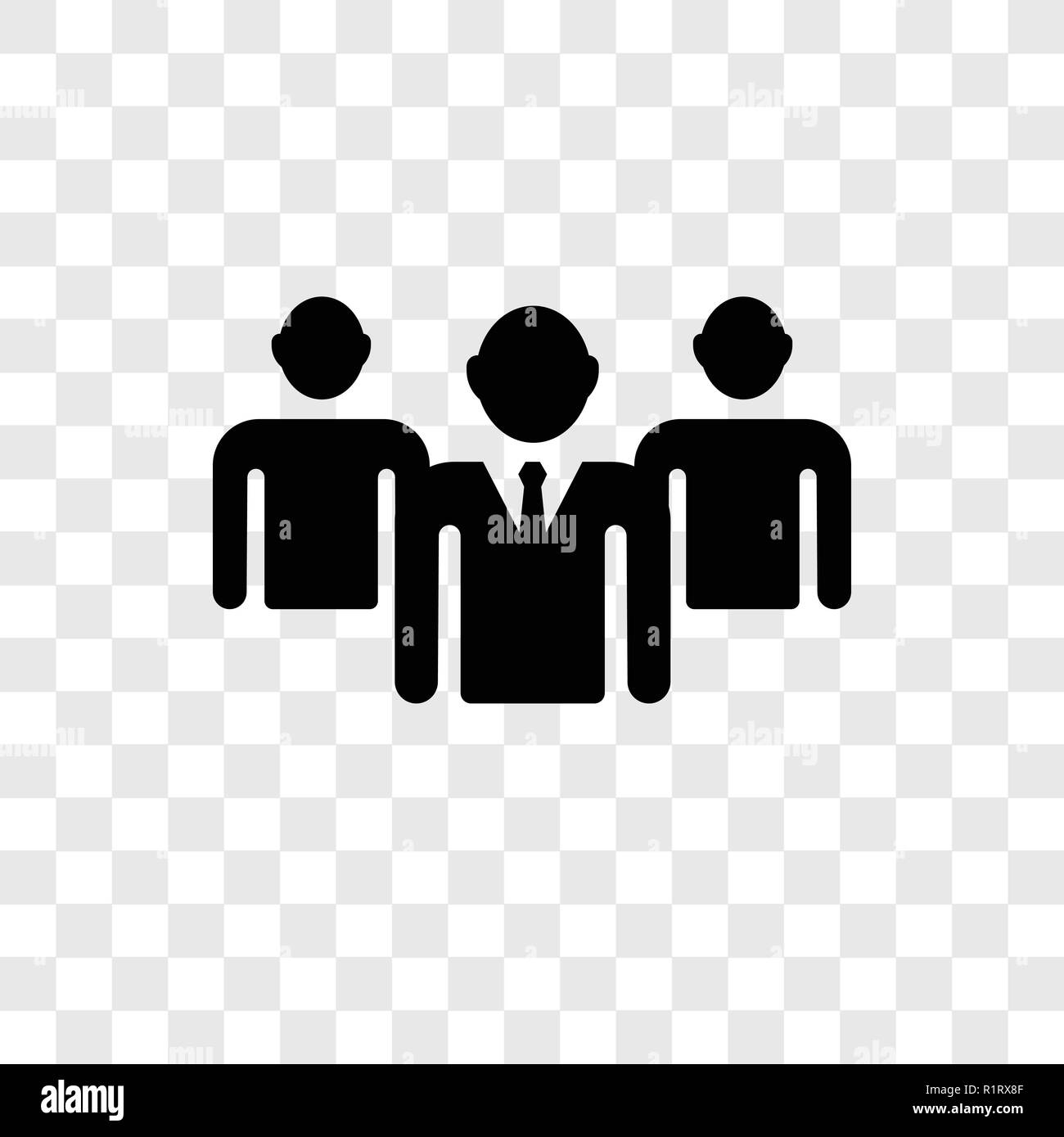 Leader vector icon isolated on transparent background, Leader ...