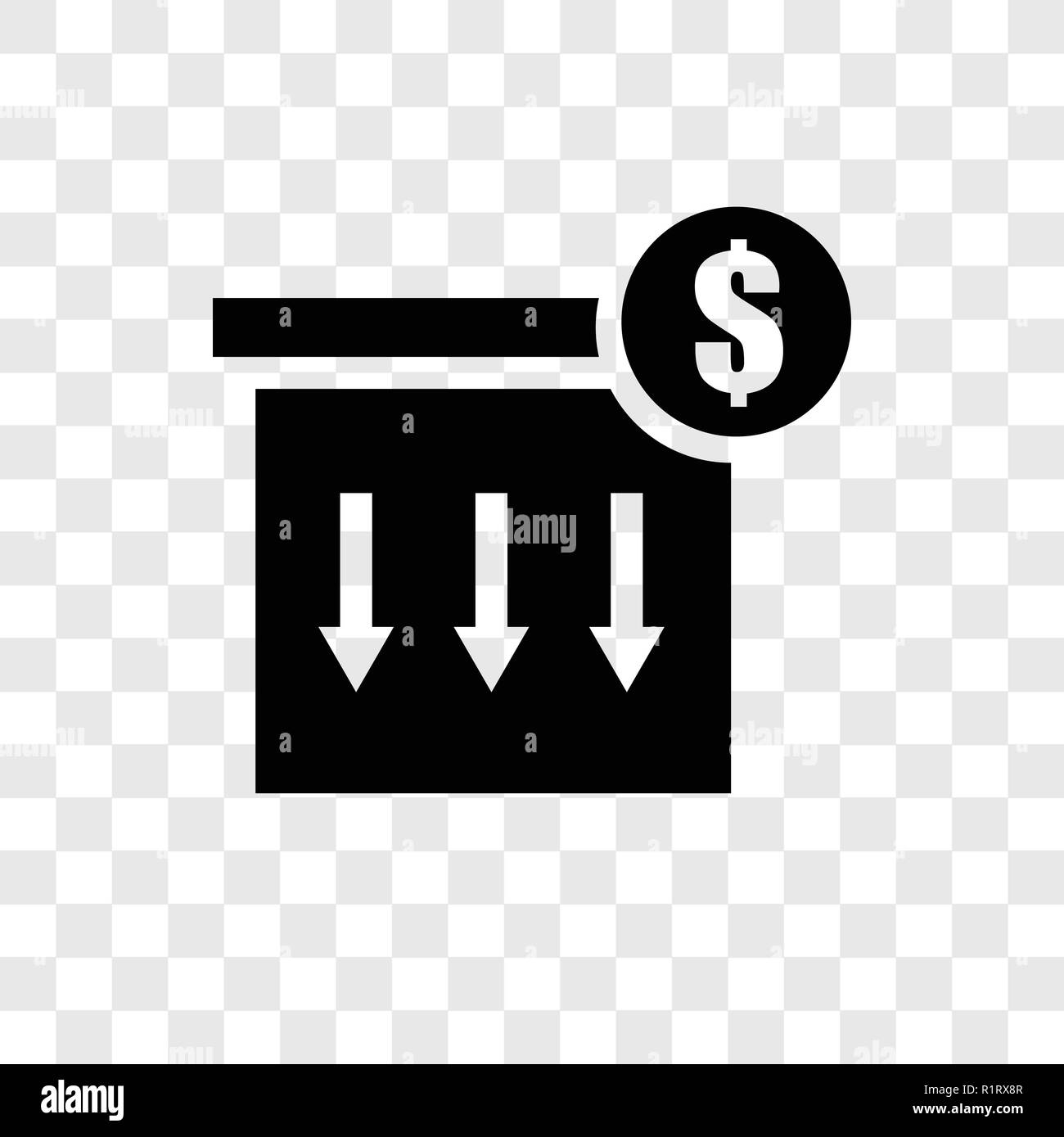 Packaging vector icon isolated on transparent background, Packaging ...