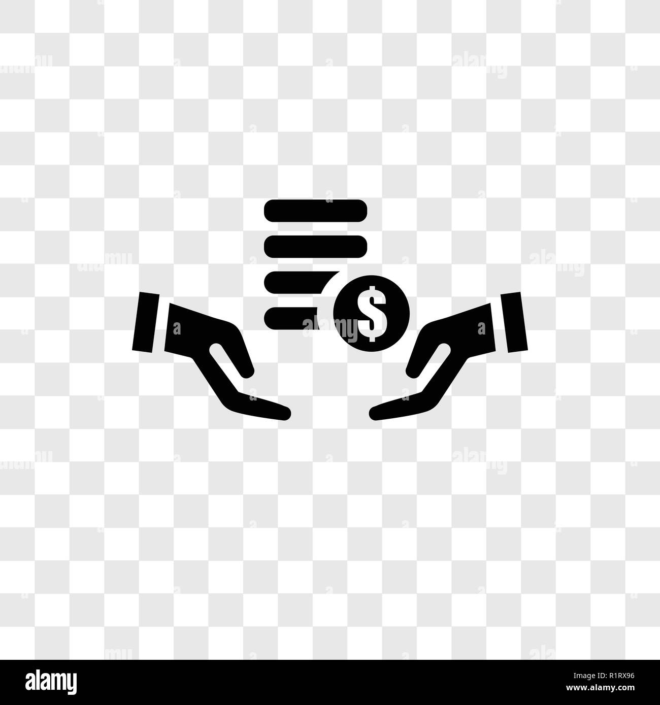 Investment vector icon isolated on transparent background, Investment ...