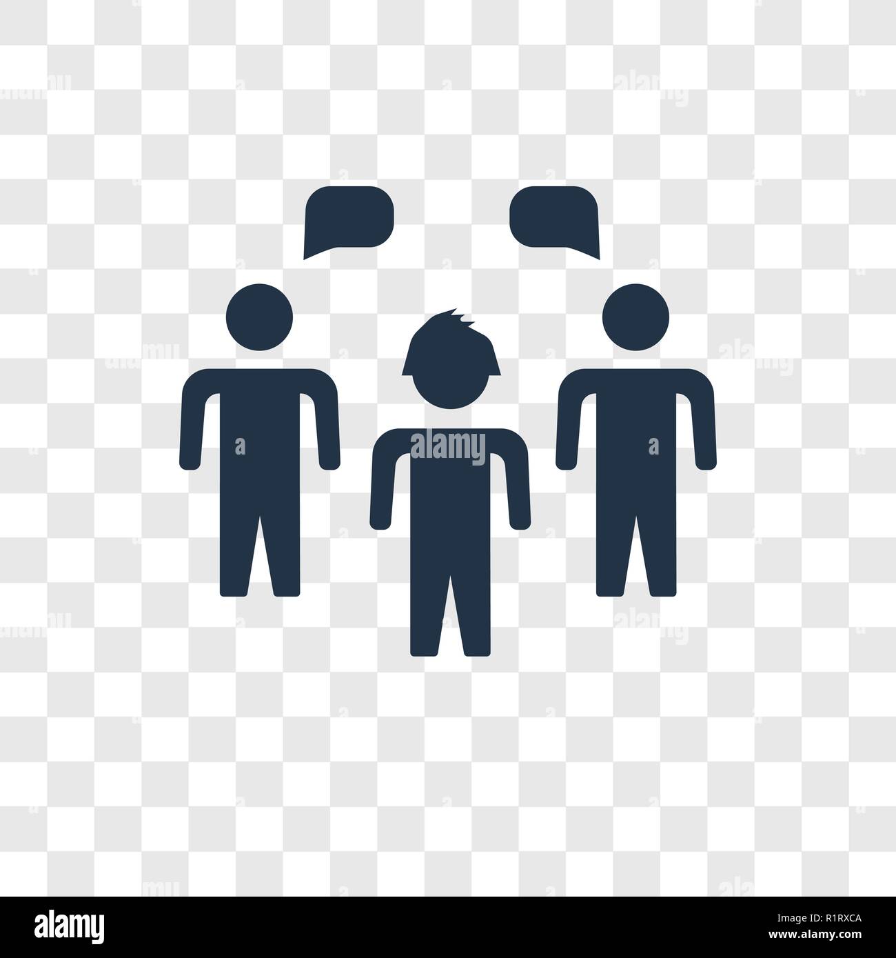 Group vector icon isolated on transparent background, Group ...