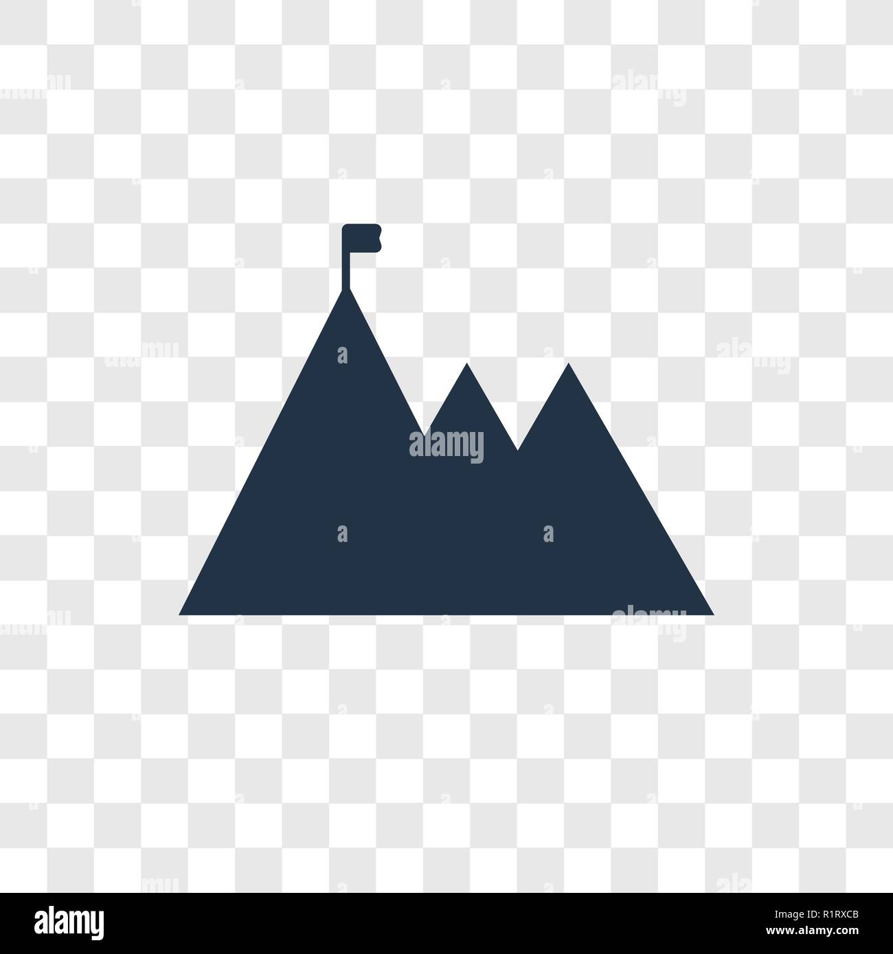 Goal vector icon isolated on transparent background, Goal transparency ...