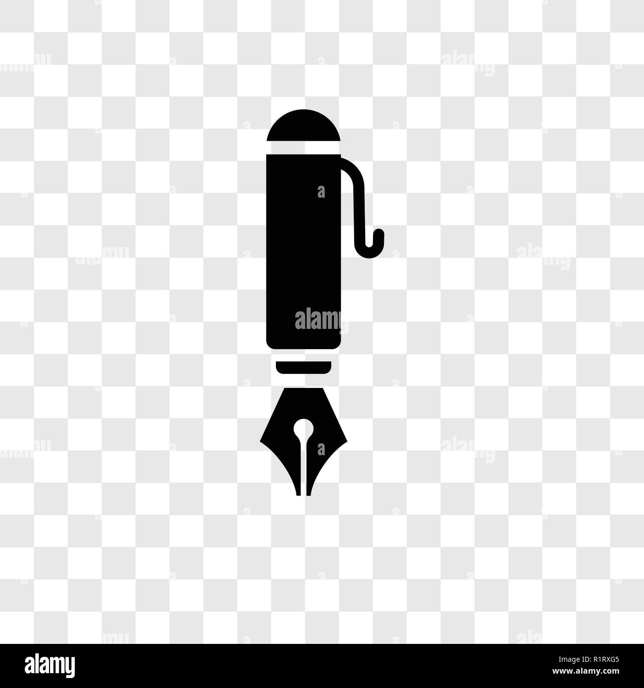 Pen vector icon isolated on transparent background, Pen transparency ... Pen vector icon isolated on transparent background, Pen transparency ...