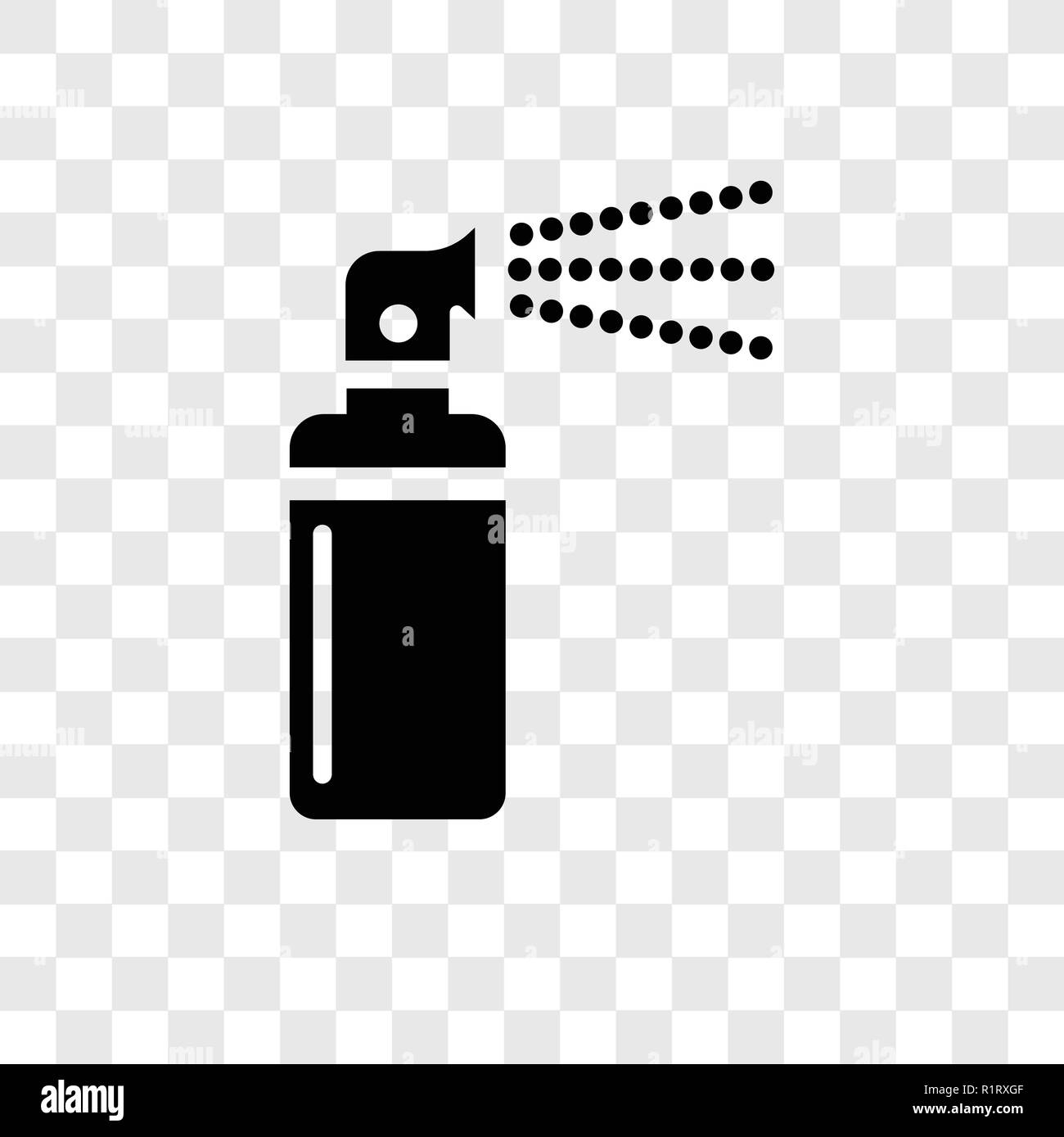 Spray vector icon isolated on transparent background, Spray ...