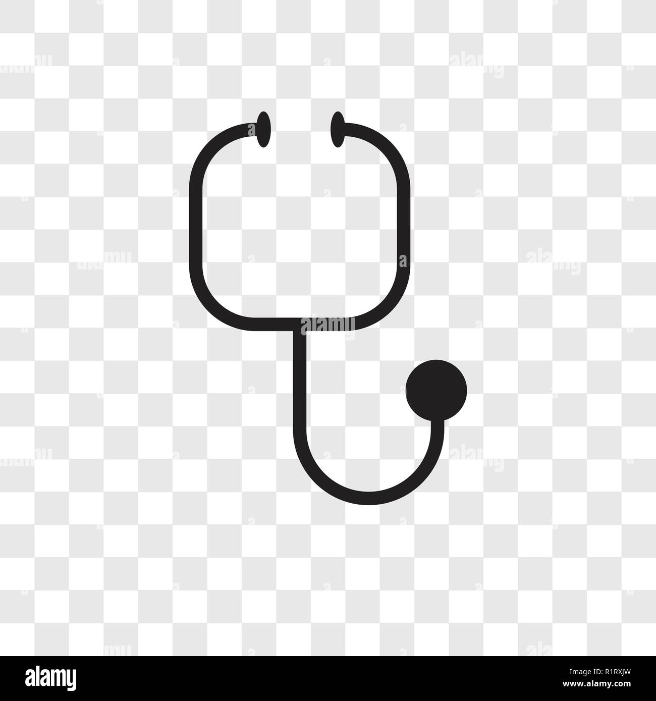 cardiology tool vector icon isolated on transparent background ...