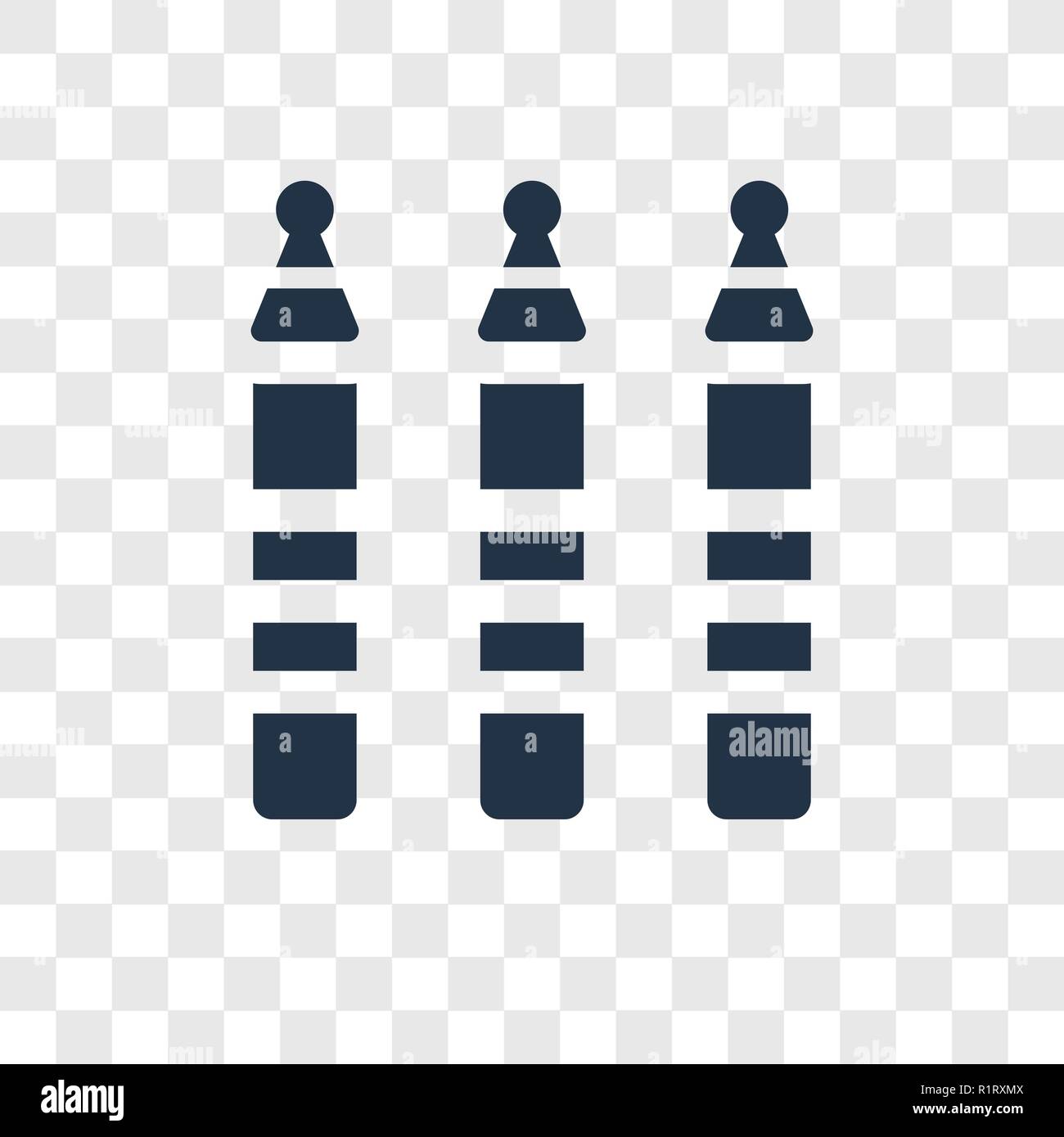 Crayons vector icon isolated on transparent background, Crayons ...