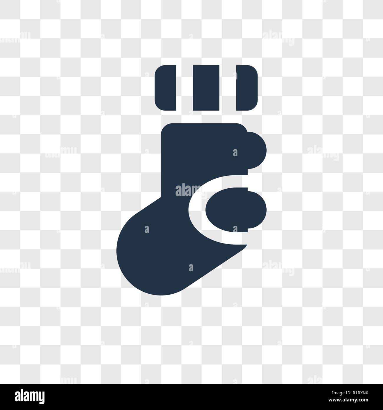 Socks vector icon isolated on transparent background, Socks ...