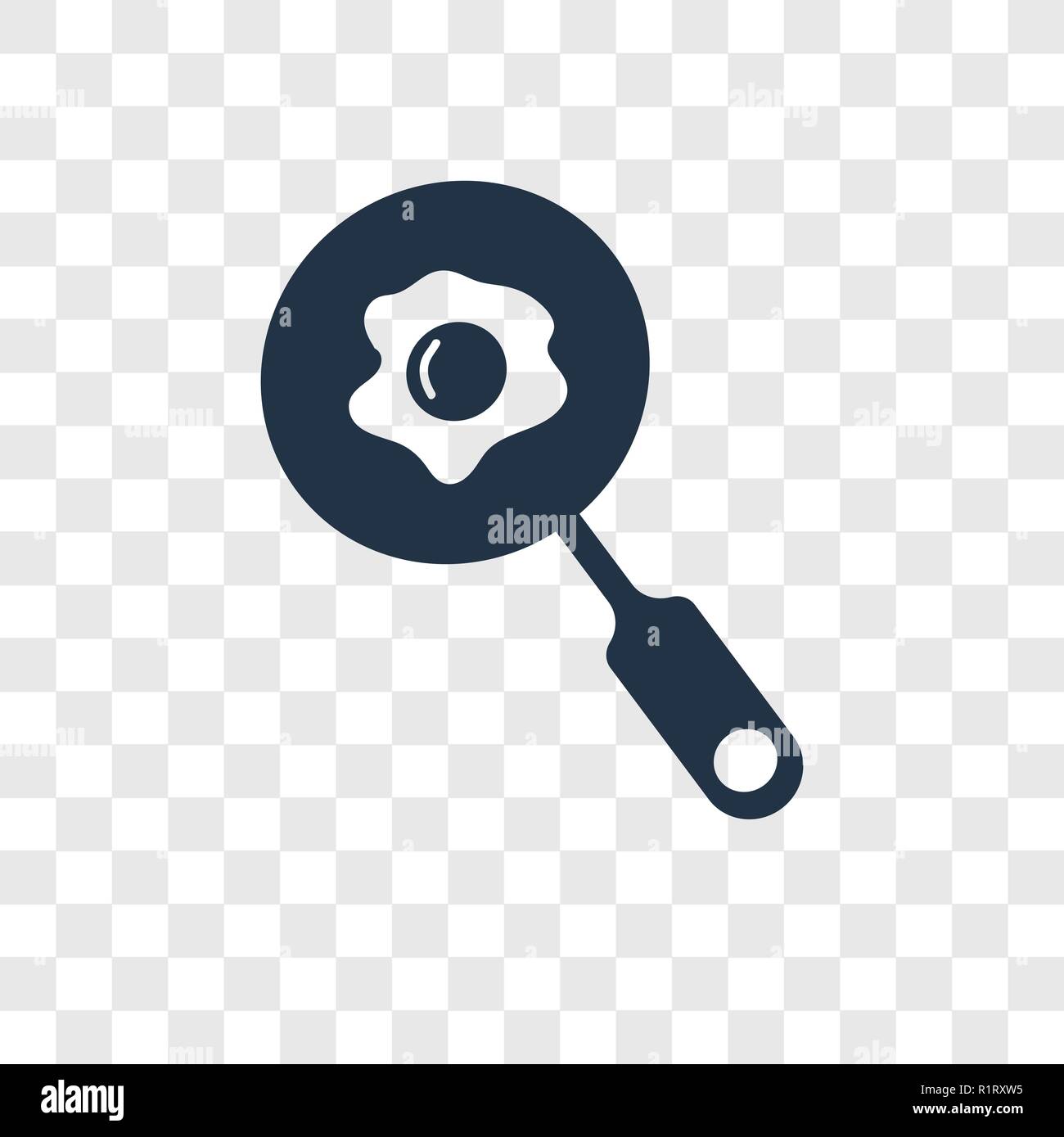 Pan vector icon isolated on transparent background, Pan transparency ...