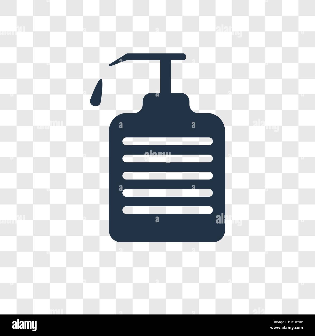 Soap dispenser vector icon isolated on transparent background, Soap ...