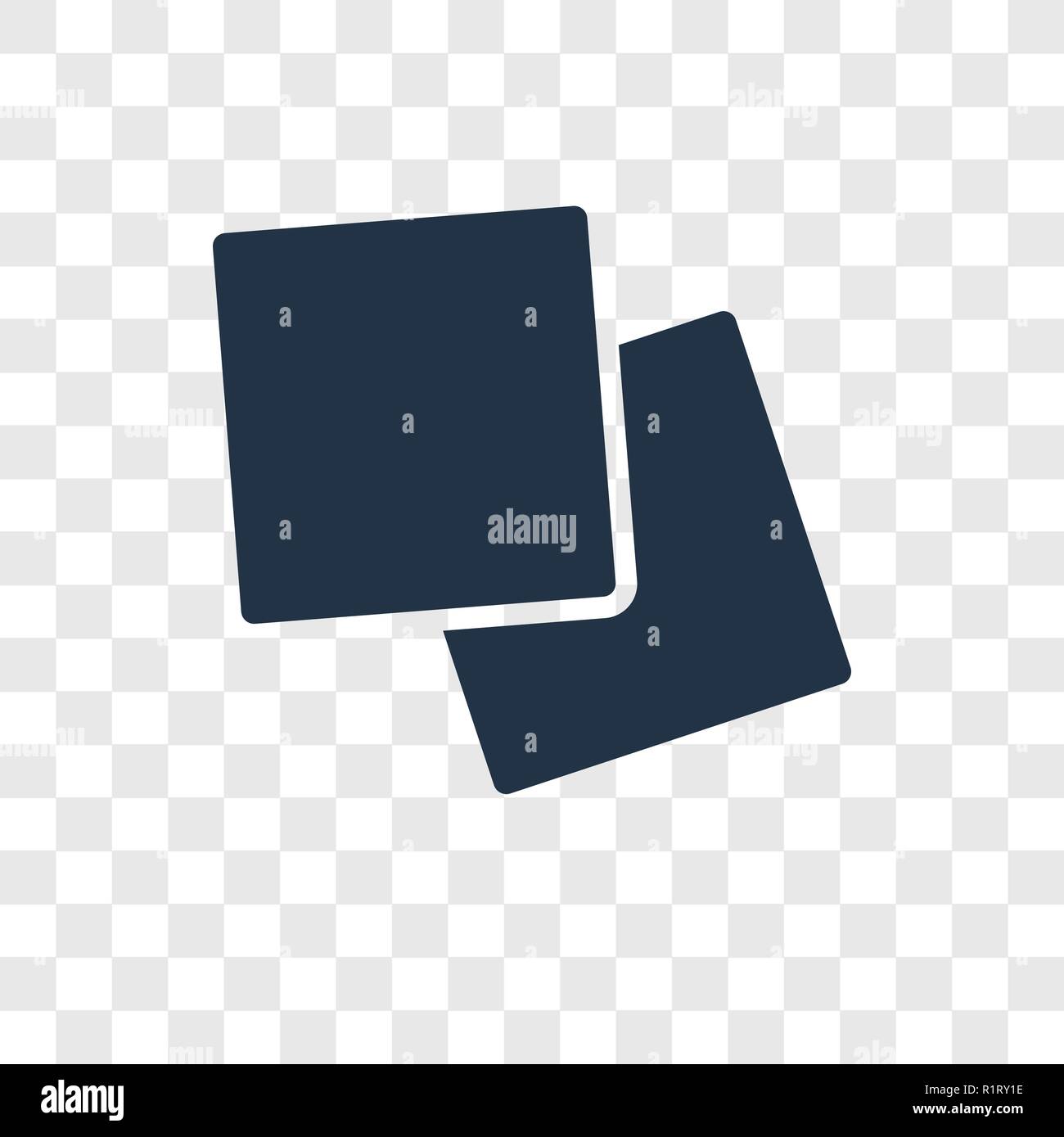 Napkin vector icon isolated on transparent background, Napkin ...