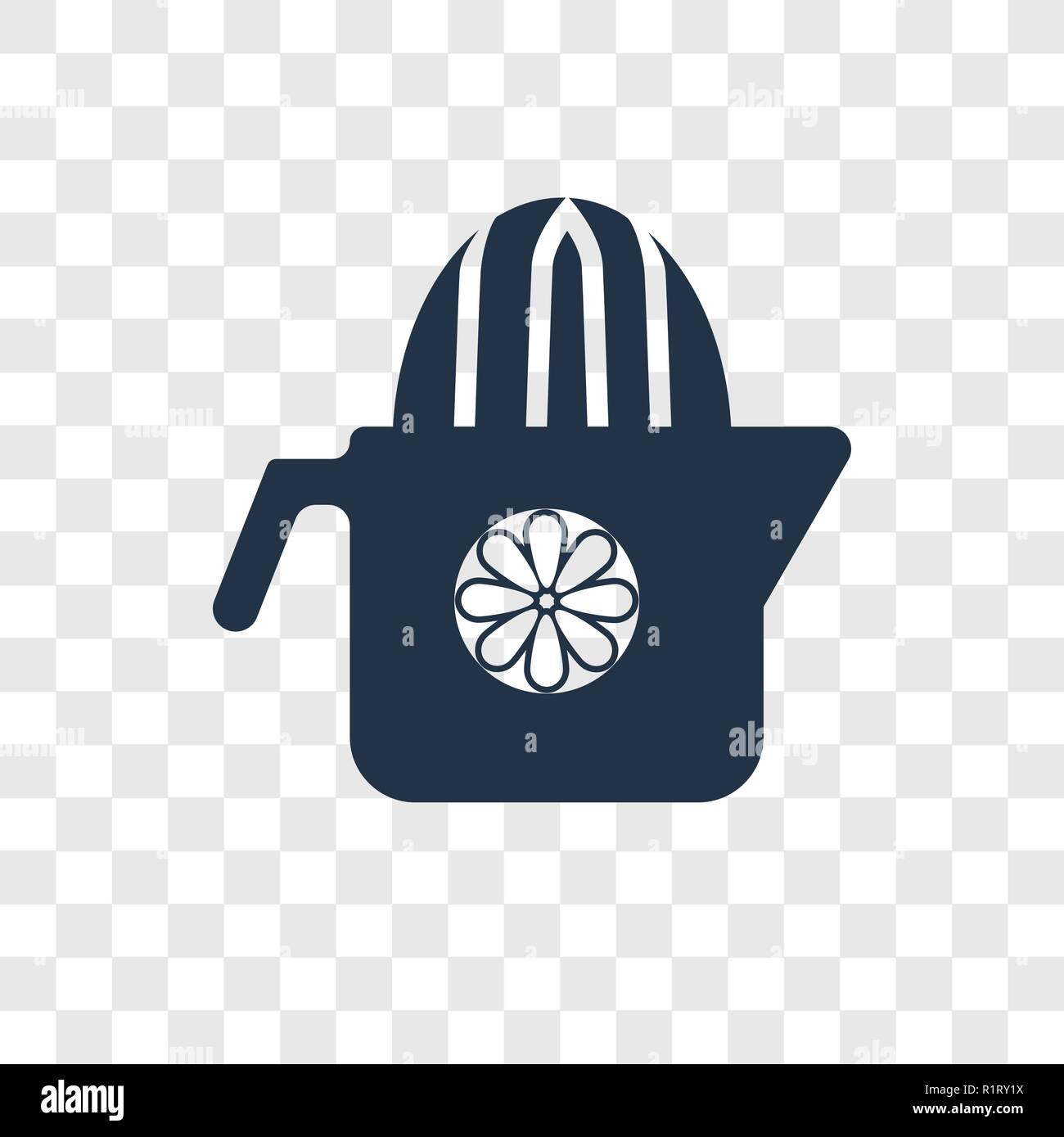 Squeezer vector icon isolated on transparent background, Squeezer ...