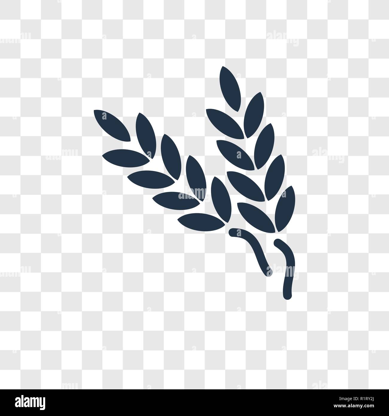 Wheat vector icon isolated on transparent background, Wheat ...