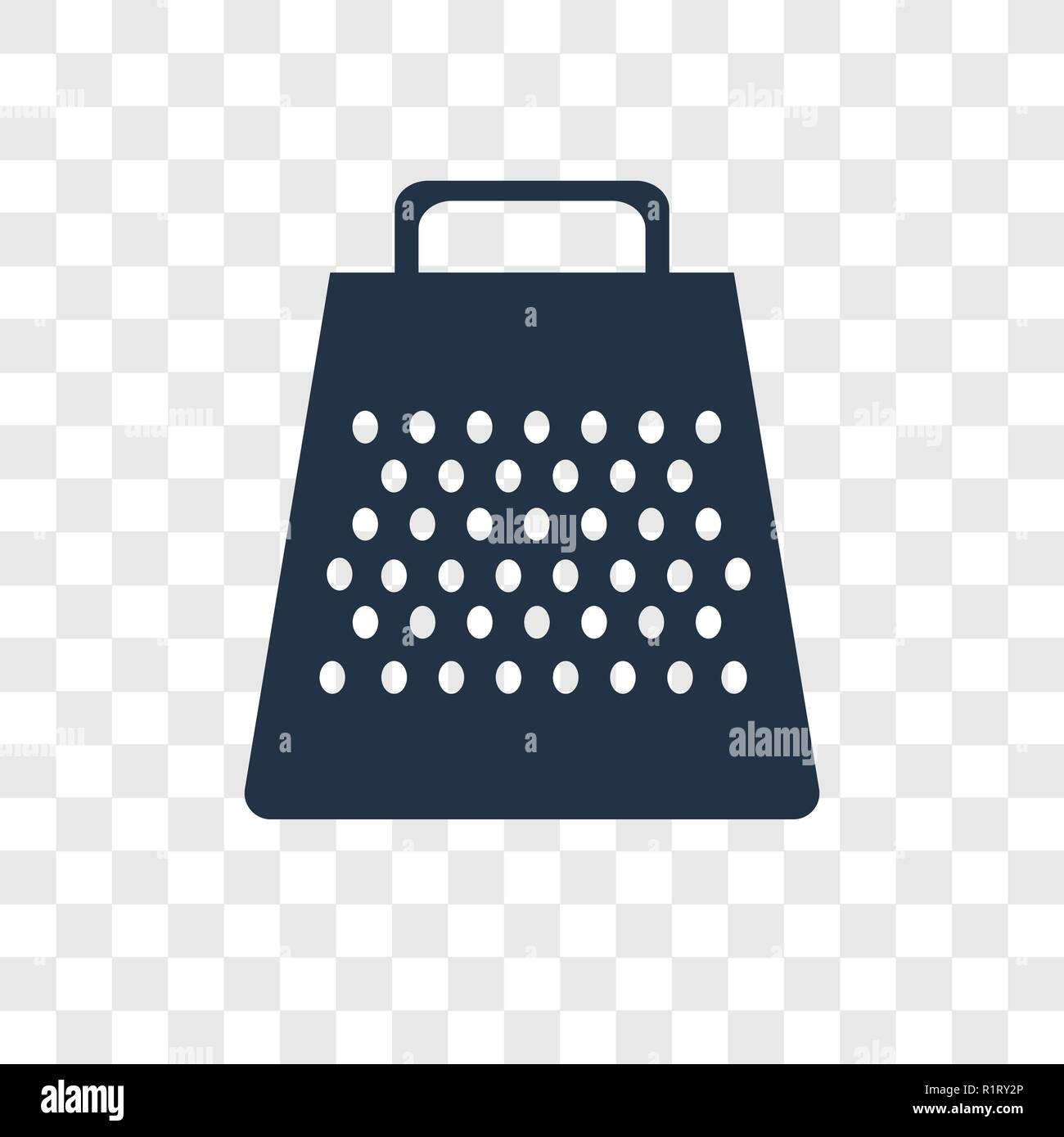 Grater vector icon isolated on transparent background, Grater ...
