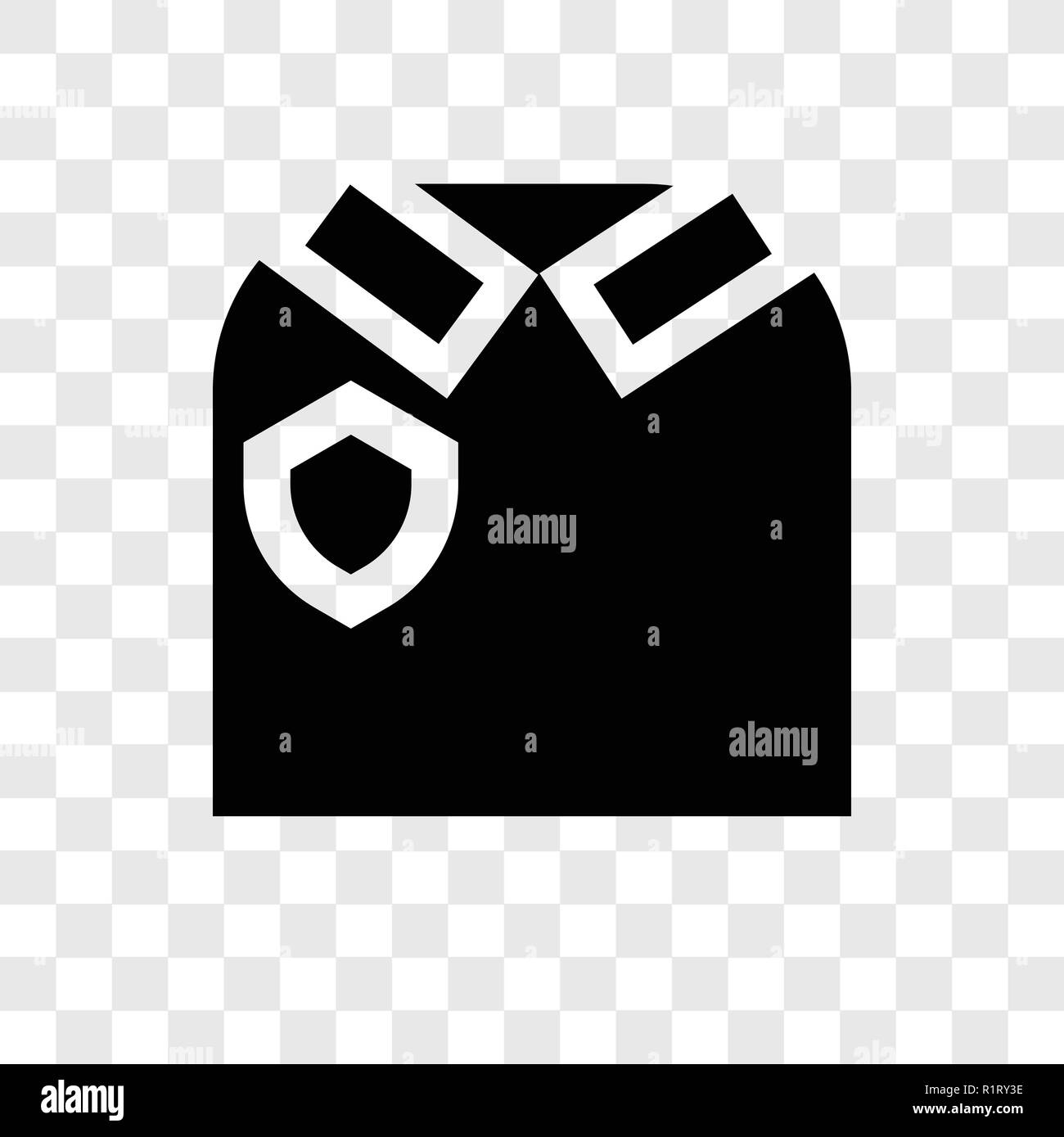 Uniform vector icon isolated on transparent background, Uniform ...