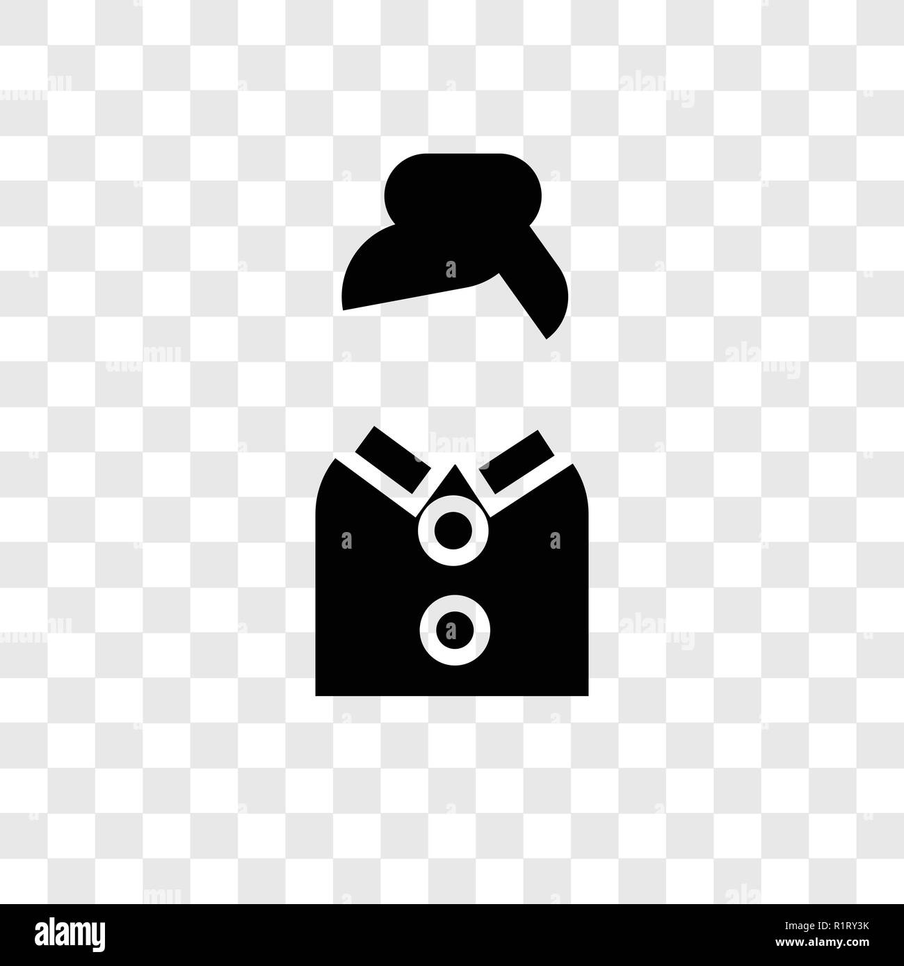 Teacher vector icon isolated on transparent background, Teacher ...