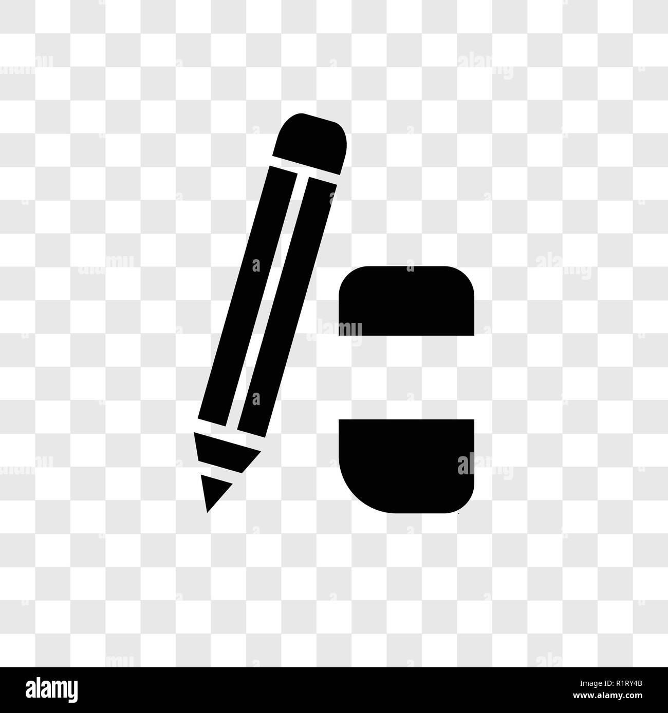 School material vector icon isolated on transparent background, School ...