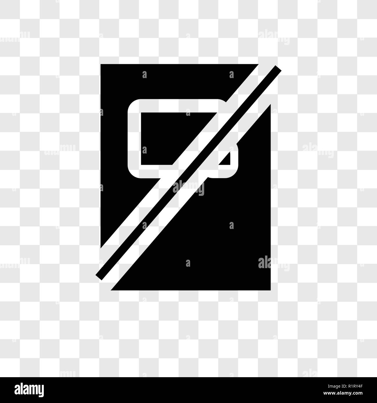 Folder vector icon isolated on transparent background, Folder ...