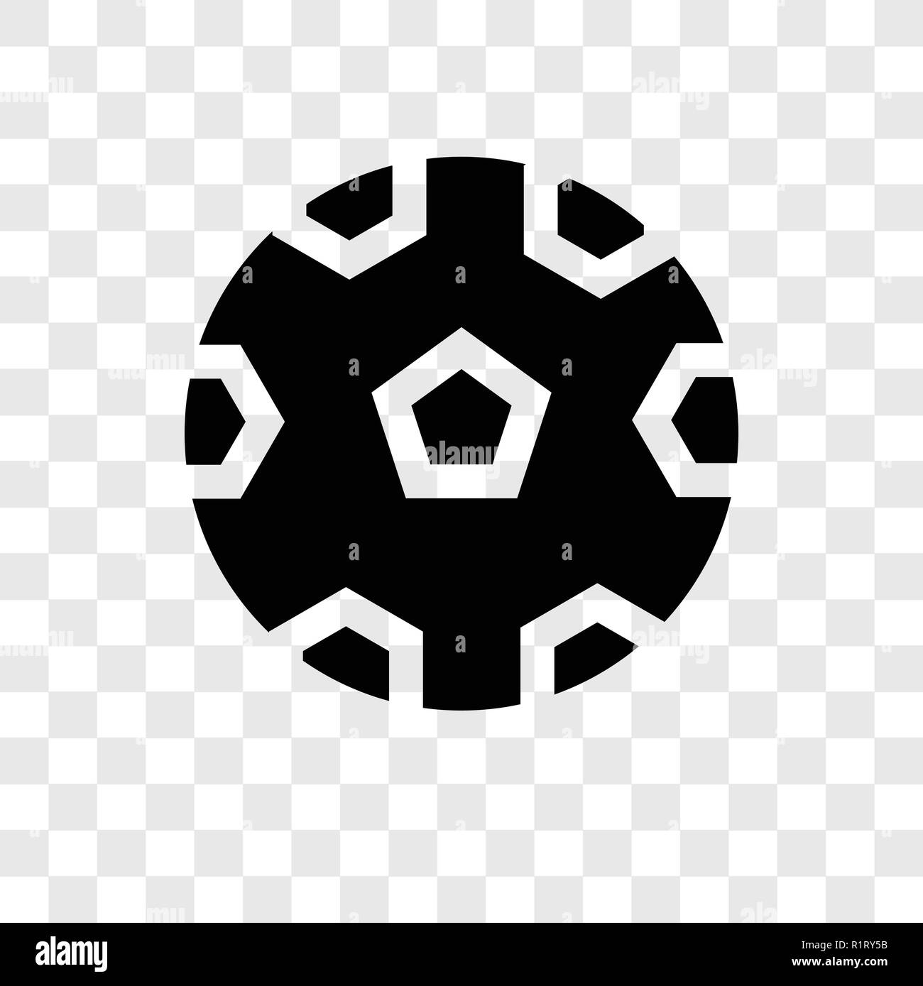 Soccer vector icon isolated on transparent background, Soccer ...