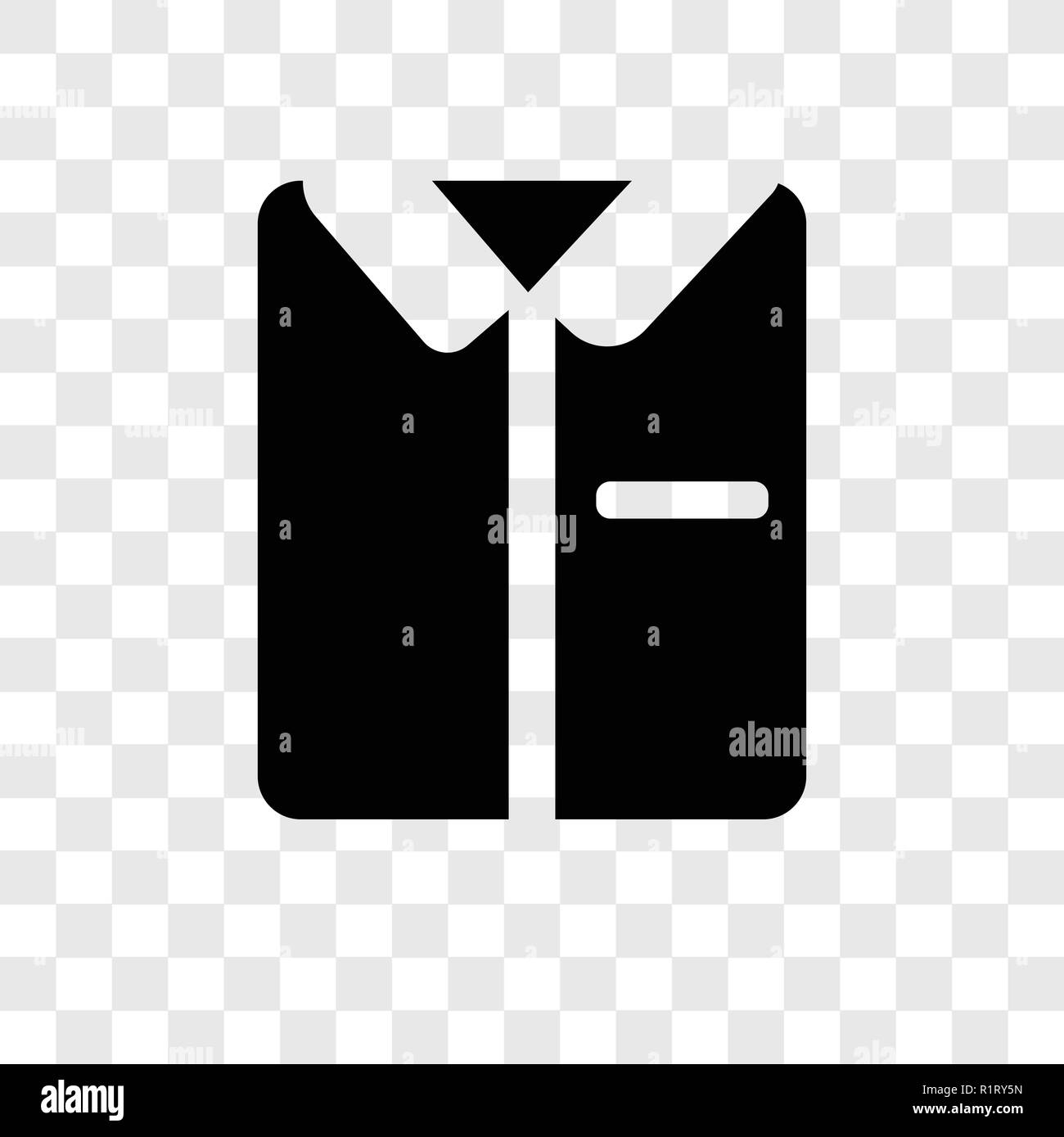 Uniform vector icon isolated on transparent background, Uniform ...