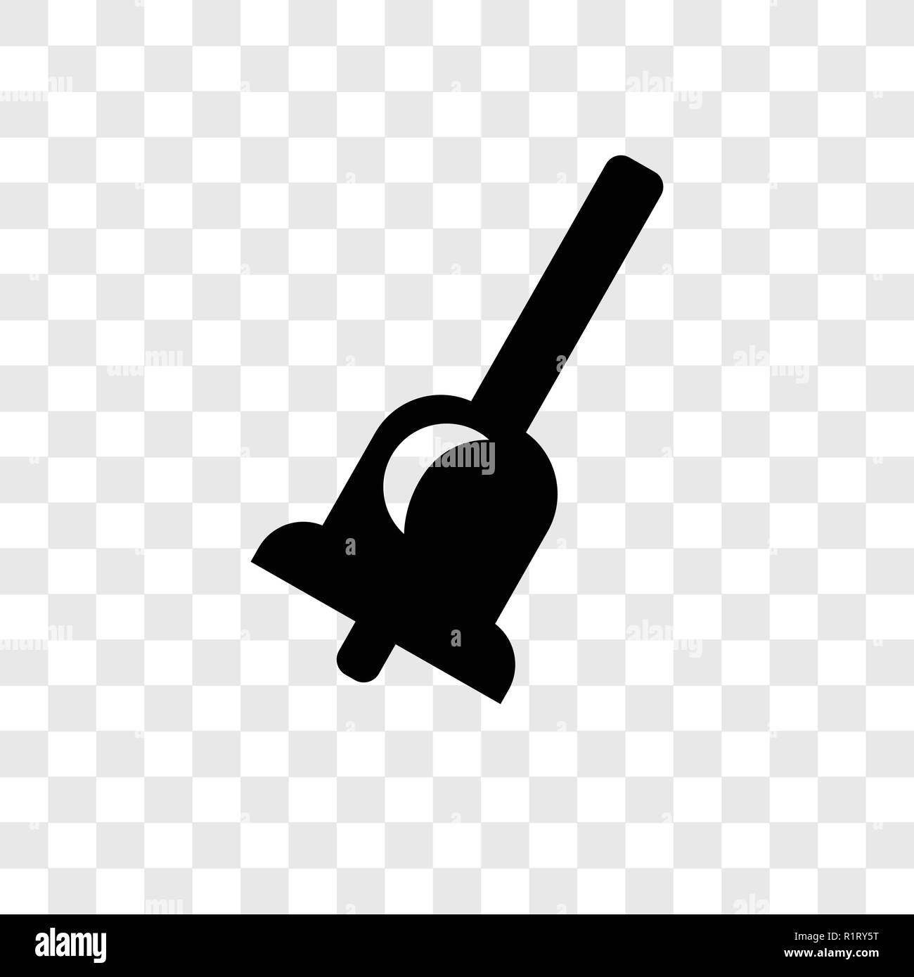 Bell vector icon isolated on transparent background, Bell transparency ...