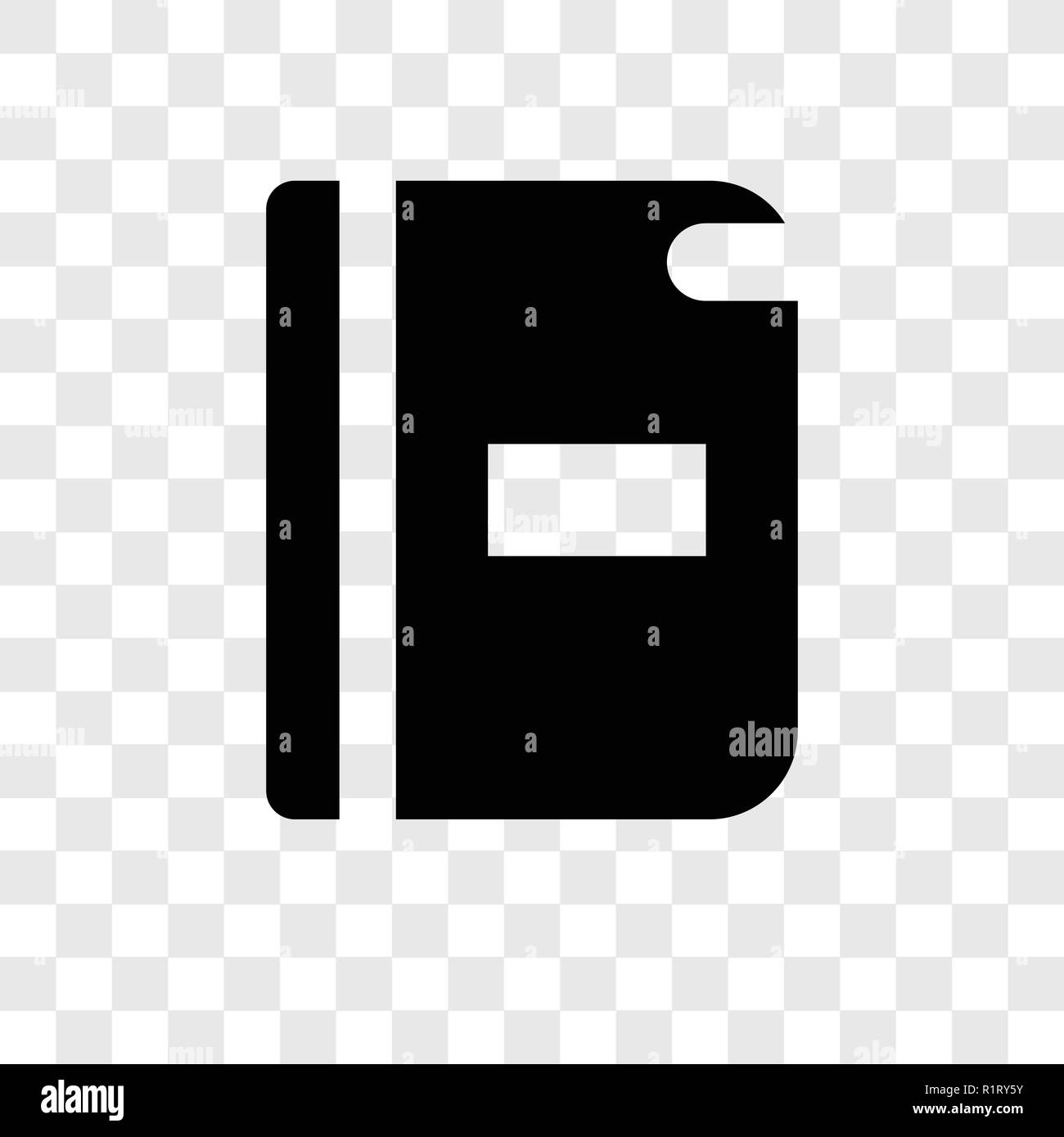 Notebook vector icon isolated on transparent background, Notebook ...