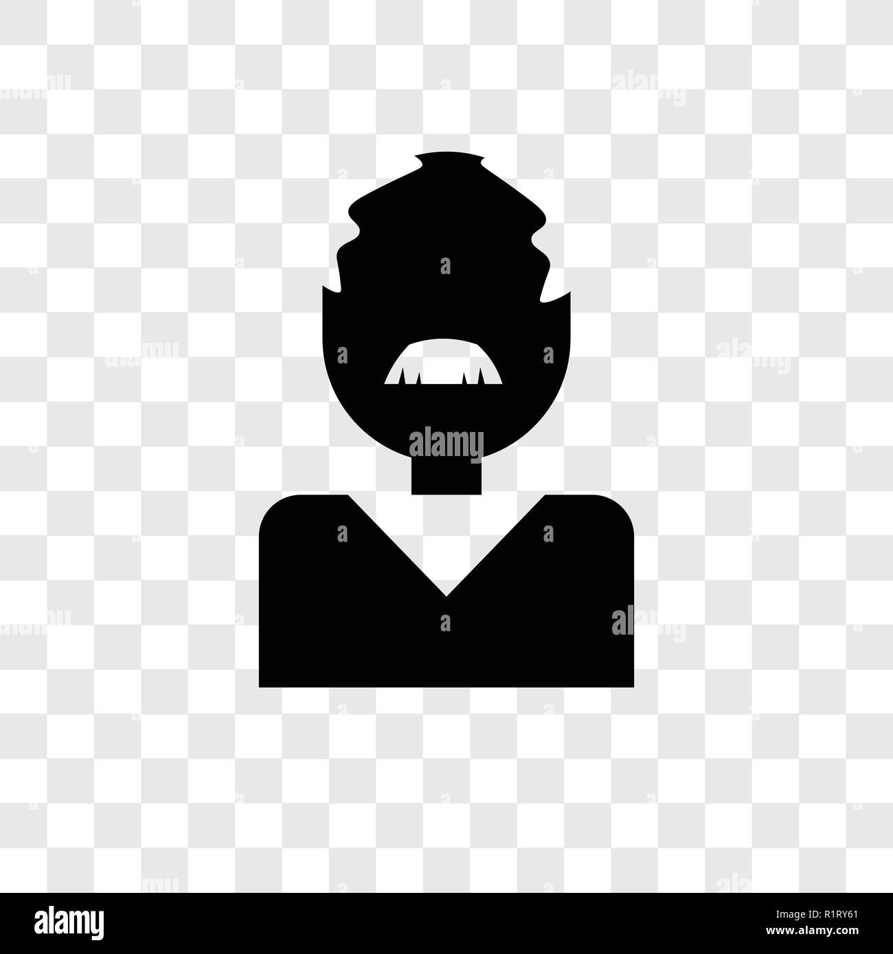Teacher vector icon isolated on transparent background, Teacher ...