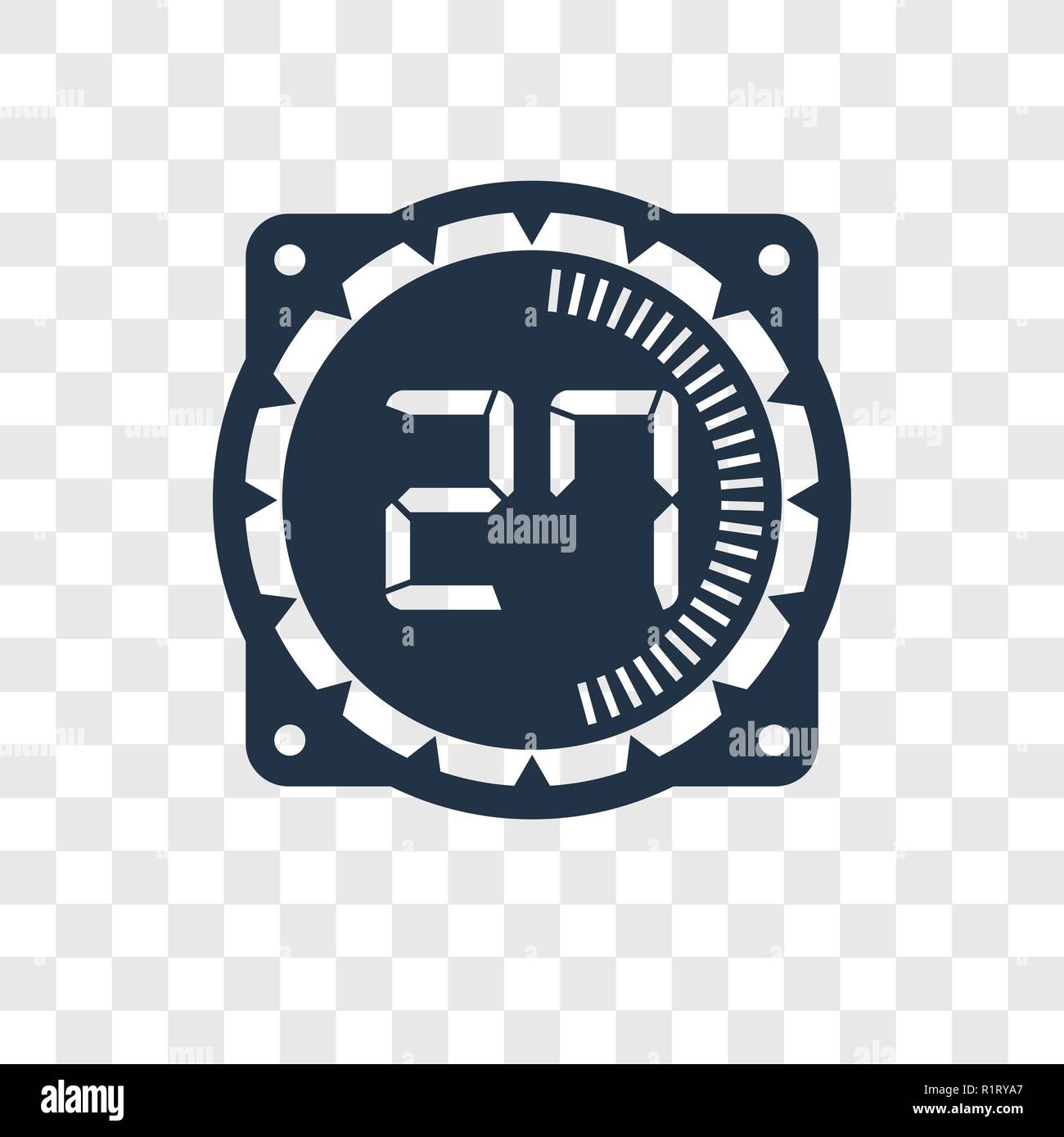 Time vector icon isolated on transparent background, Time transparency ...