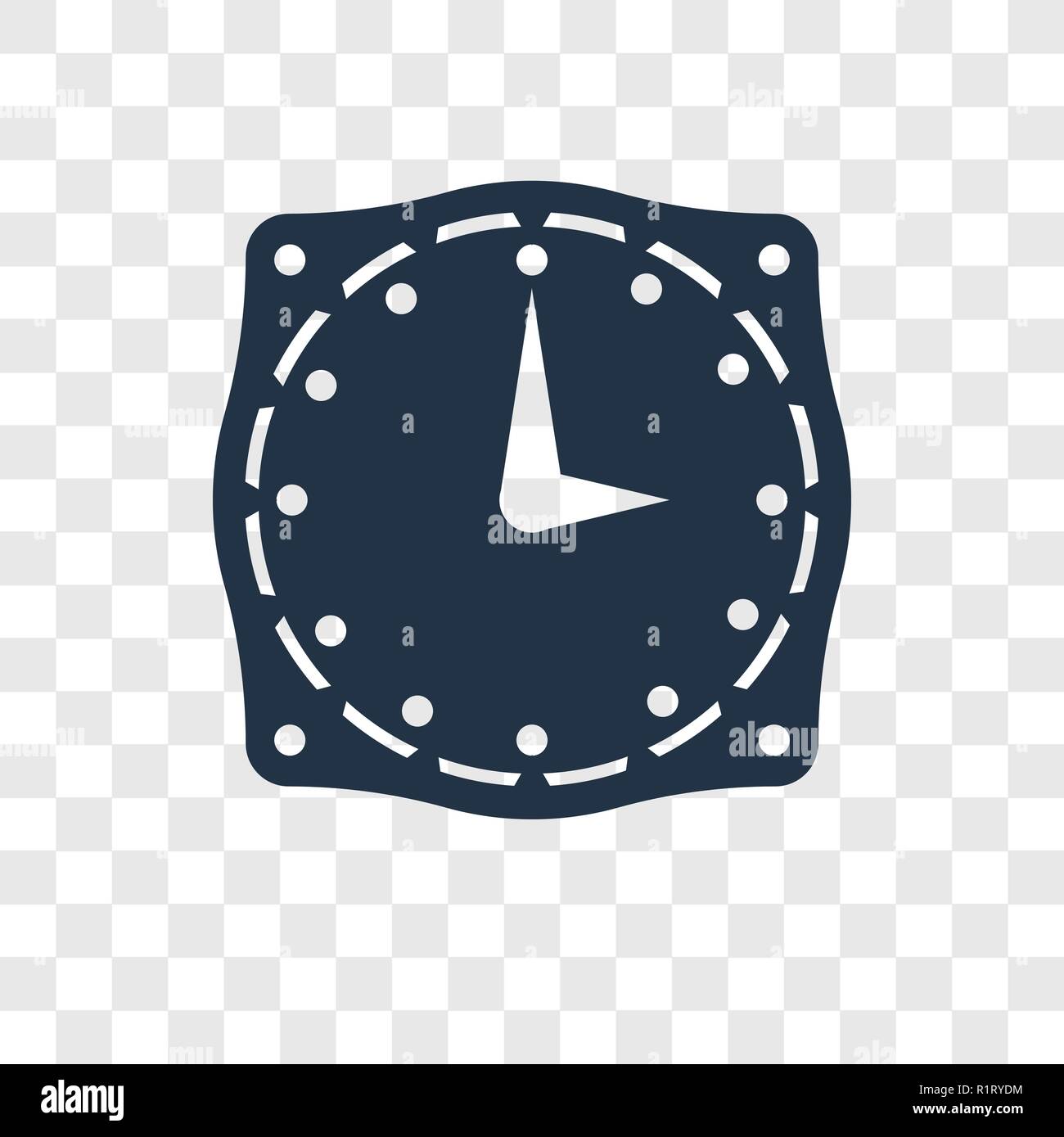 Time vector icon isolated on transparent background, Time transparency ...
