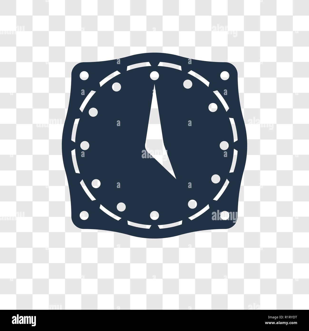 Time vector icon isolated on transparent background, Time transparency ...