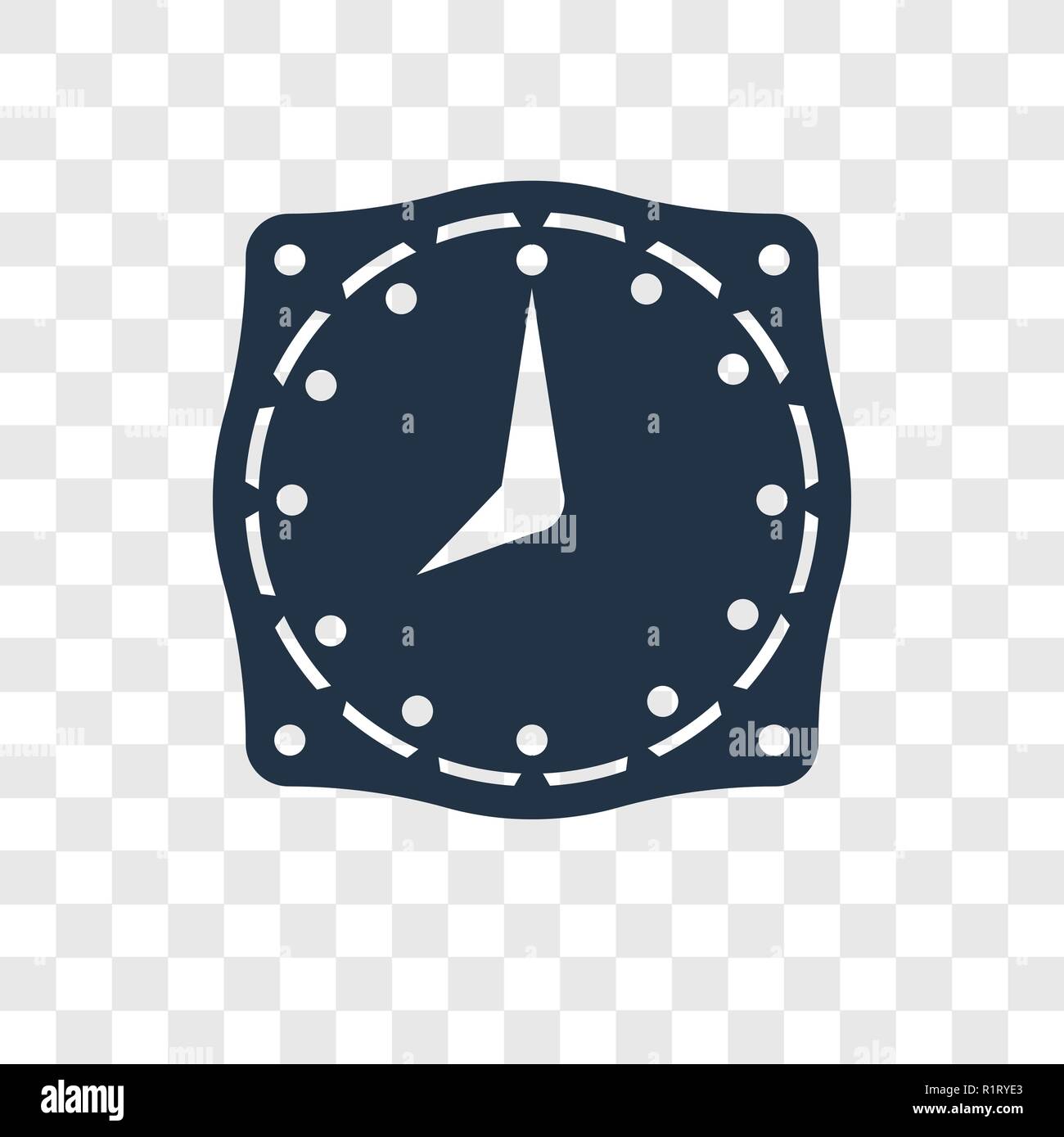 Time vector icon isolated on transparent background, Time transparency ...
