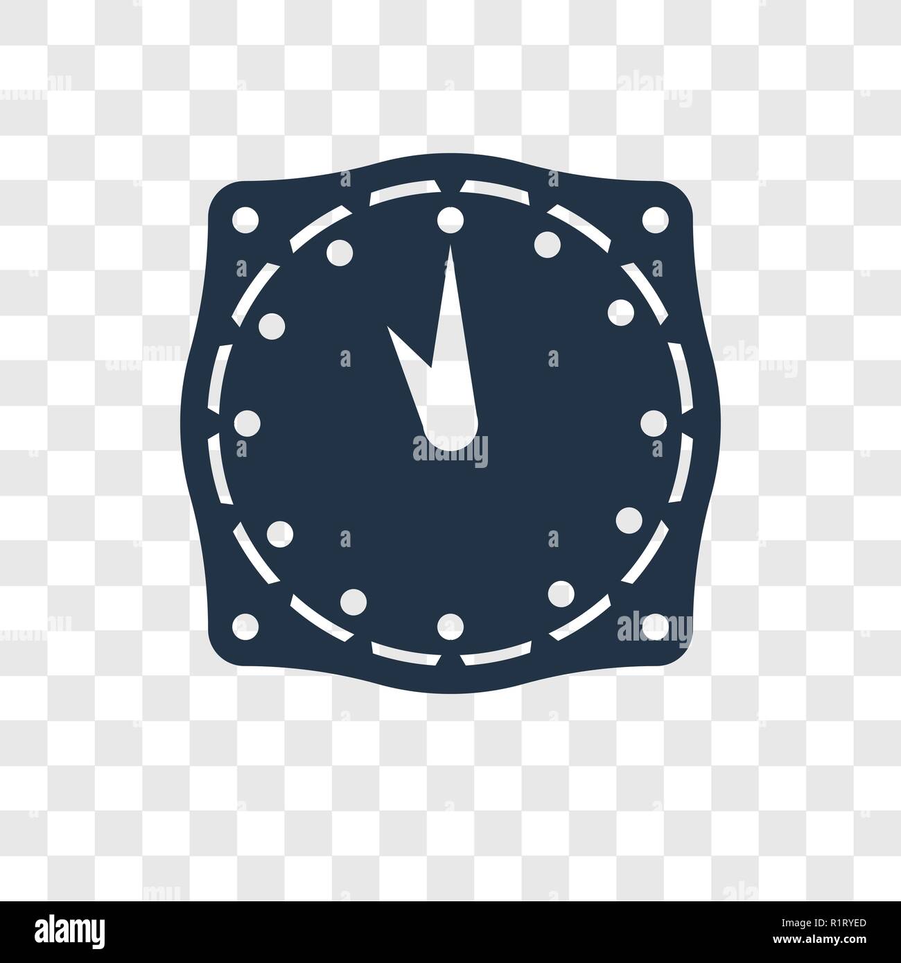 Time vector icon isolated on transparent background, Time transparency ...