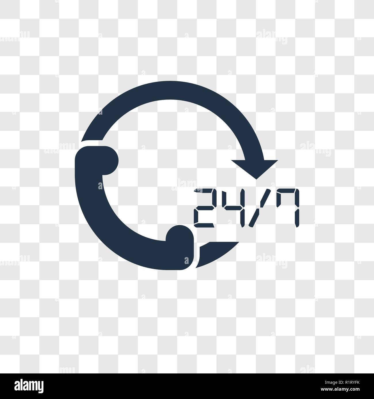 Time vector icon isolated on transparent background, Time transparency ...