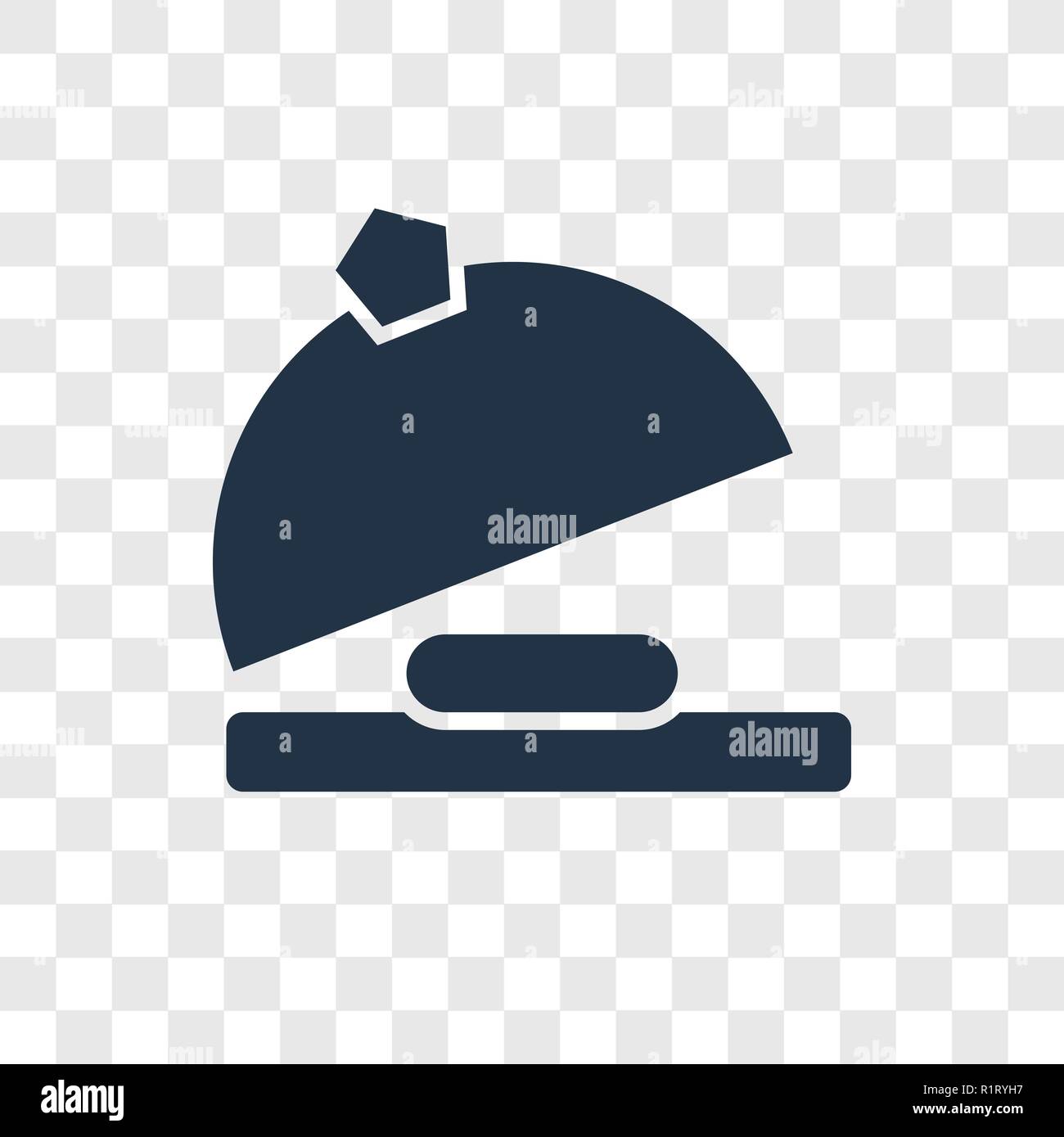 Tray vector icon isolated on transparent background, Tray transparency ...