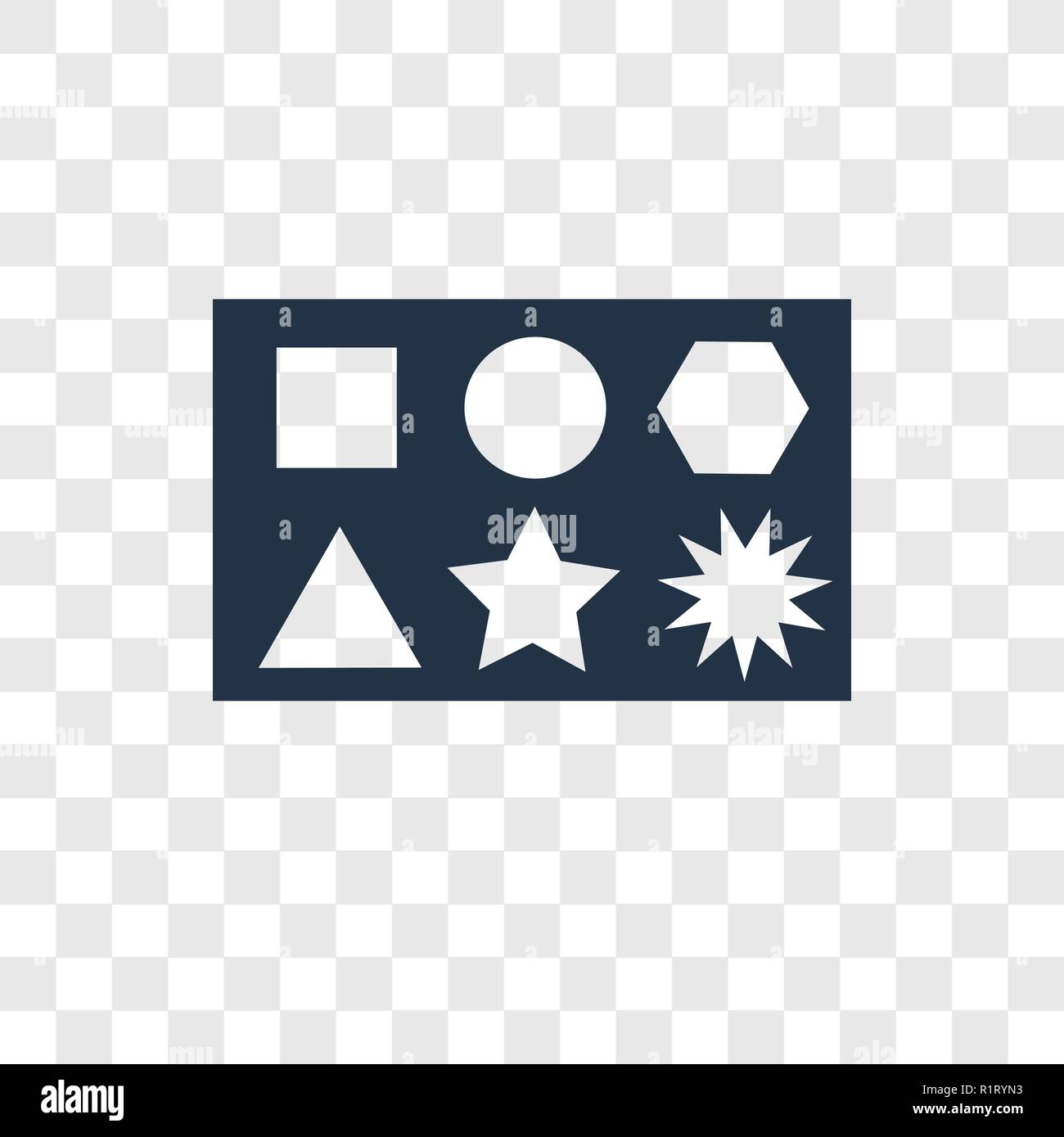 Ice cube tray vector icon isolated on transparent background, Ice cube ...