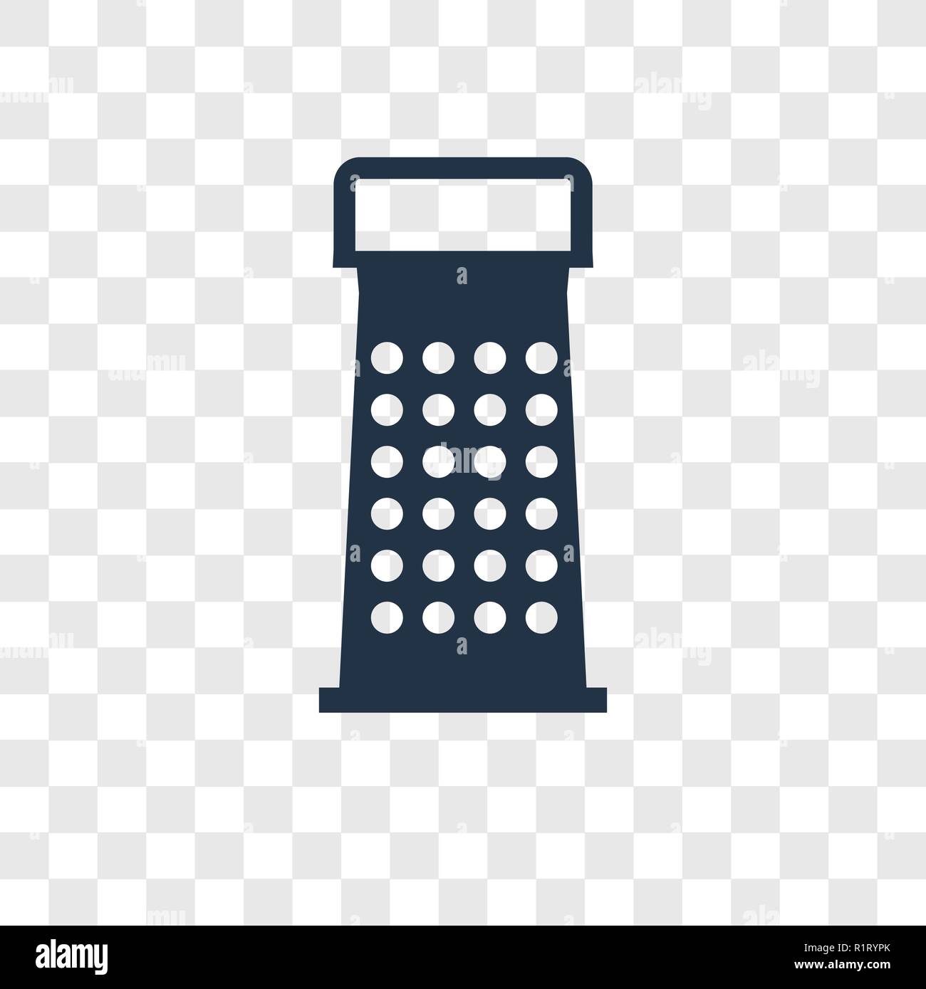 Grater vector icon isolated on transparent background, Grater ...
