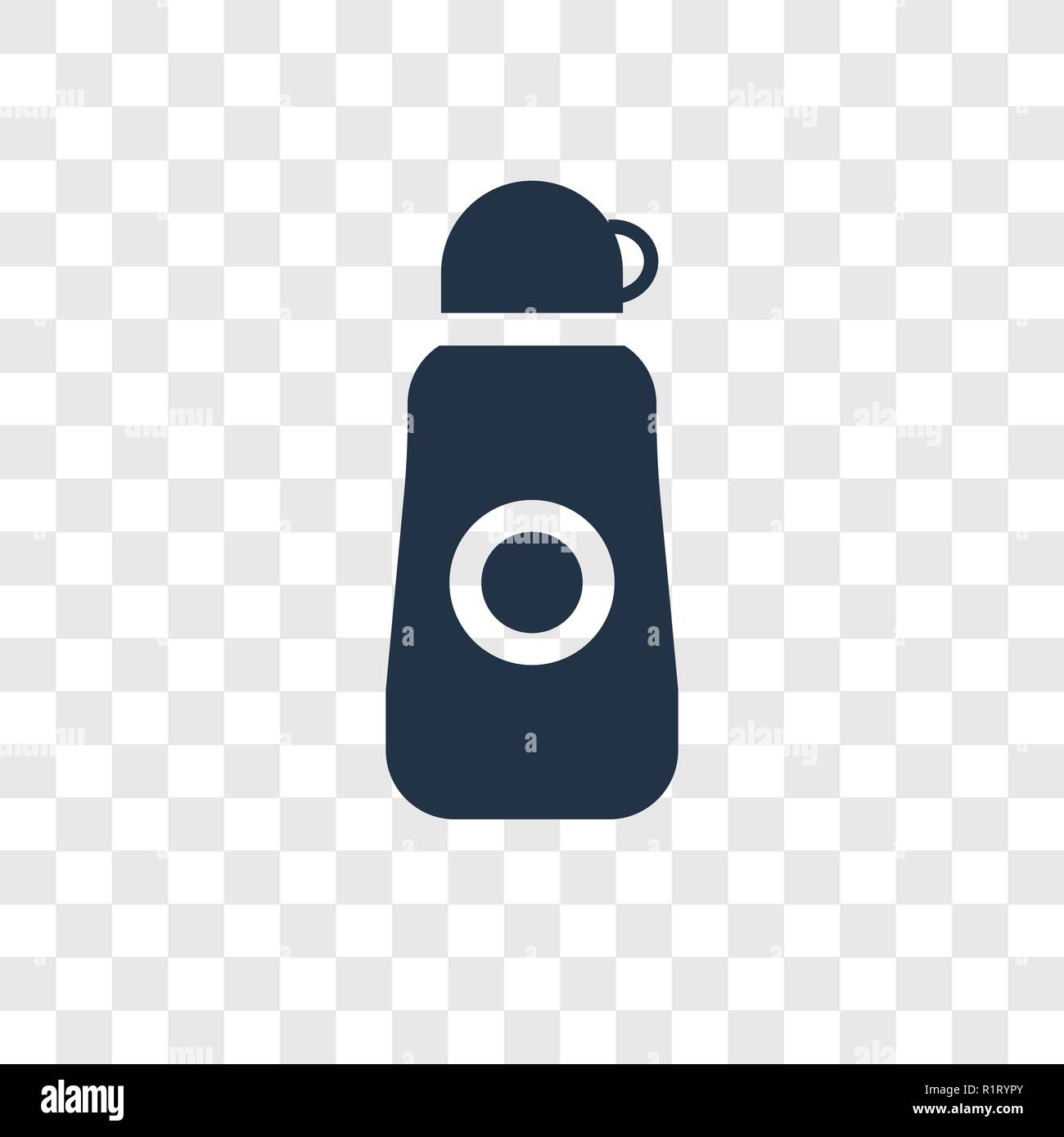 Thermo vector icon isolated on transparent background, Thermo ...